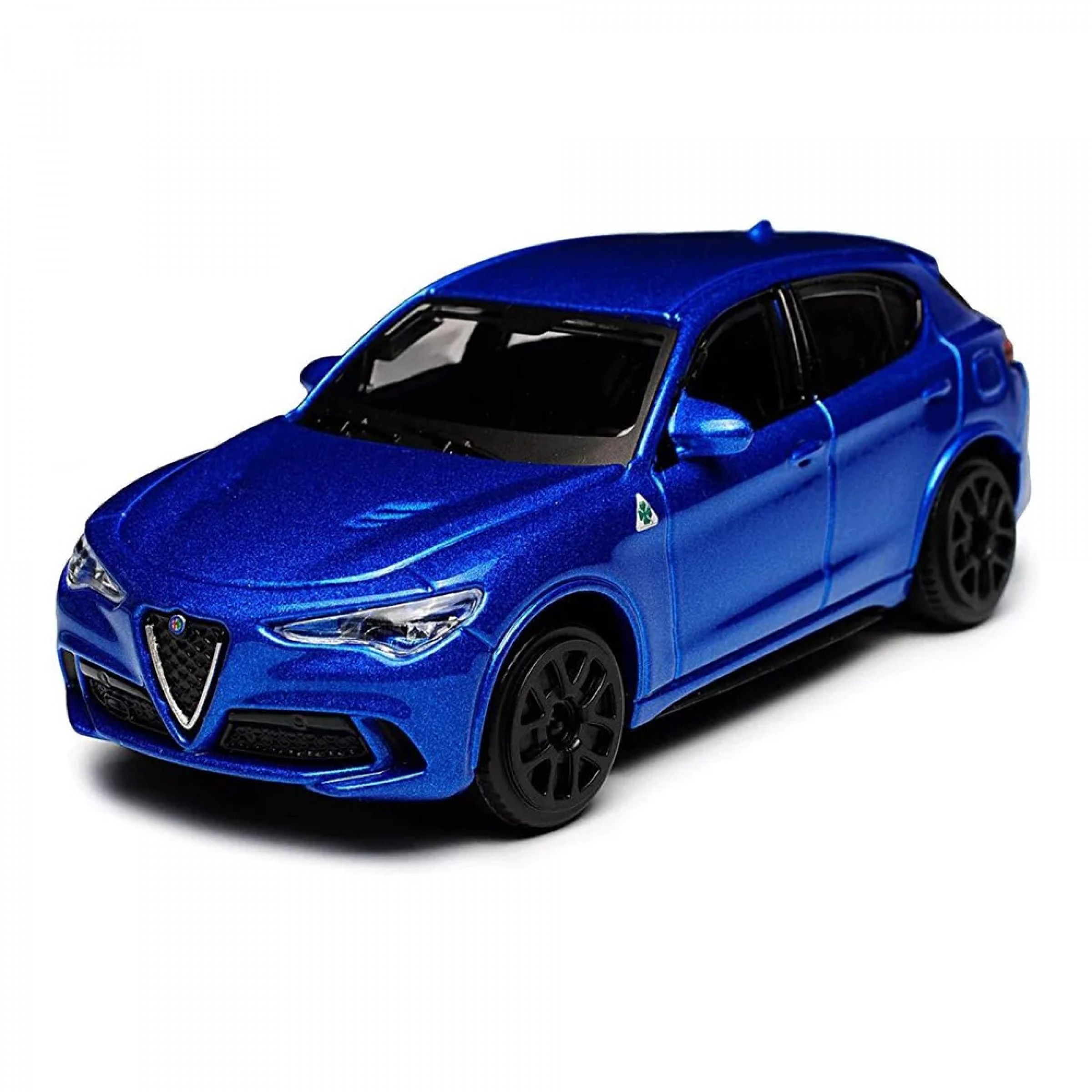 Burago-BURAGO 1/24 PLUS ALFA ROMEO STELVIO BLUE 18/21086B(18/21086B ...