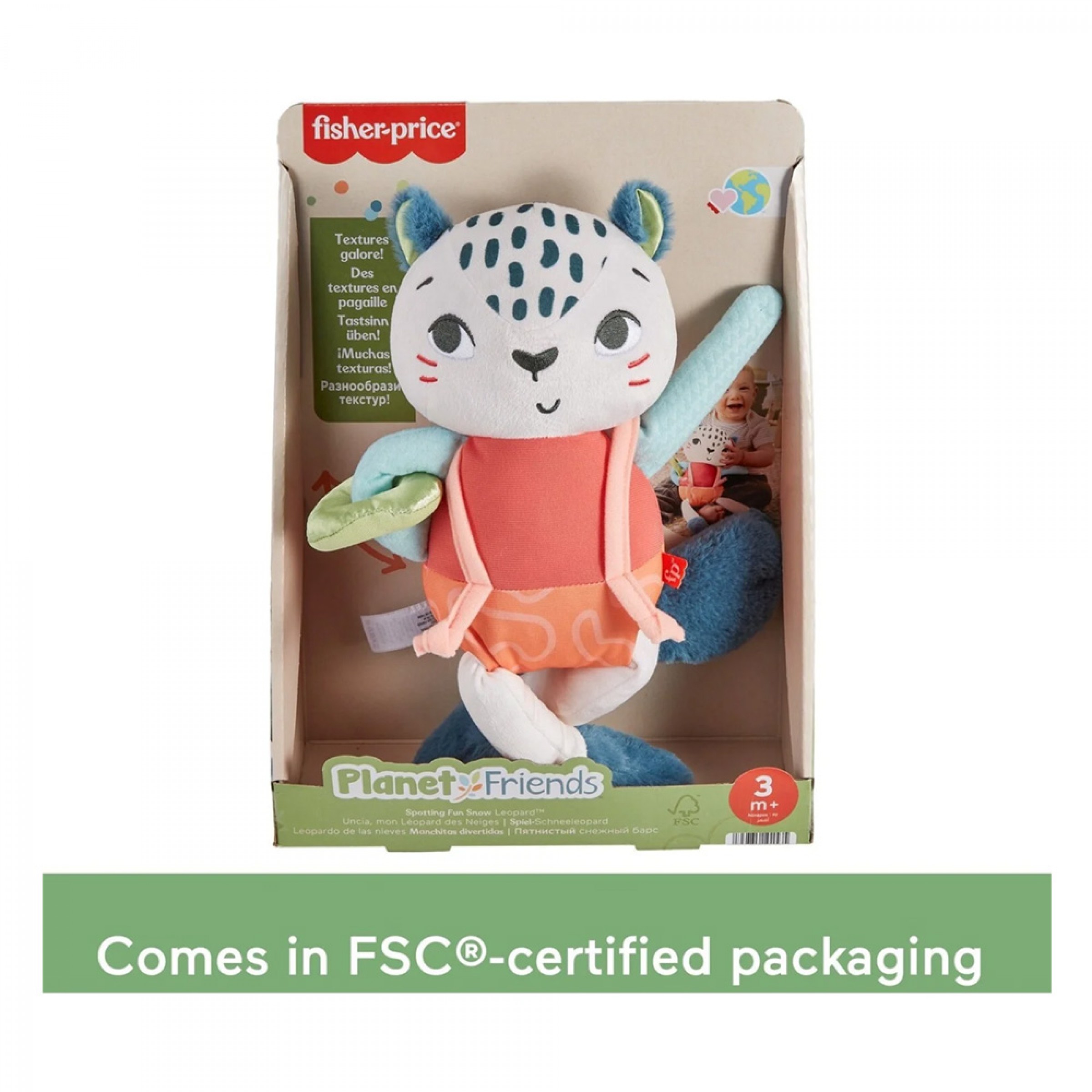 Fisher Price-FISHER PRICE SOFT SNOW LEOPARD HKD64(HKD64) | lampridis.gr