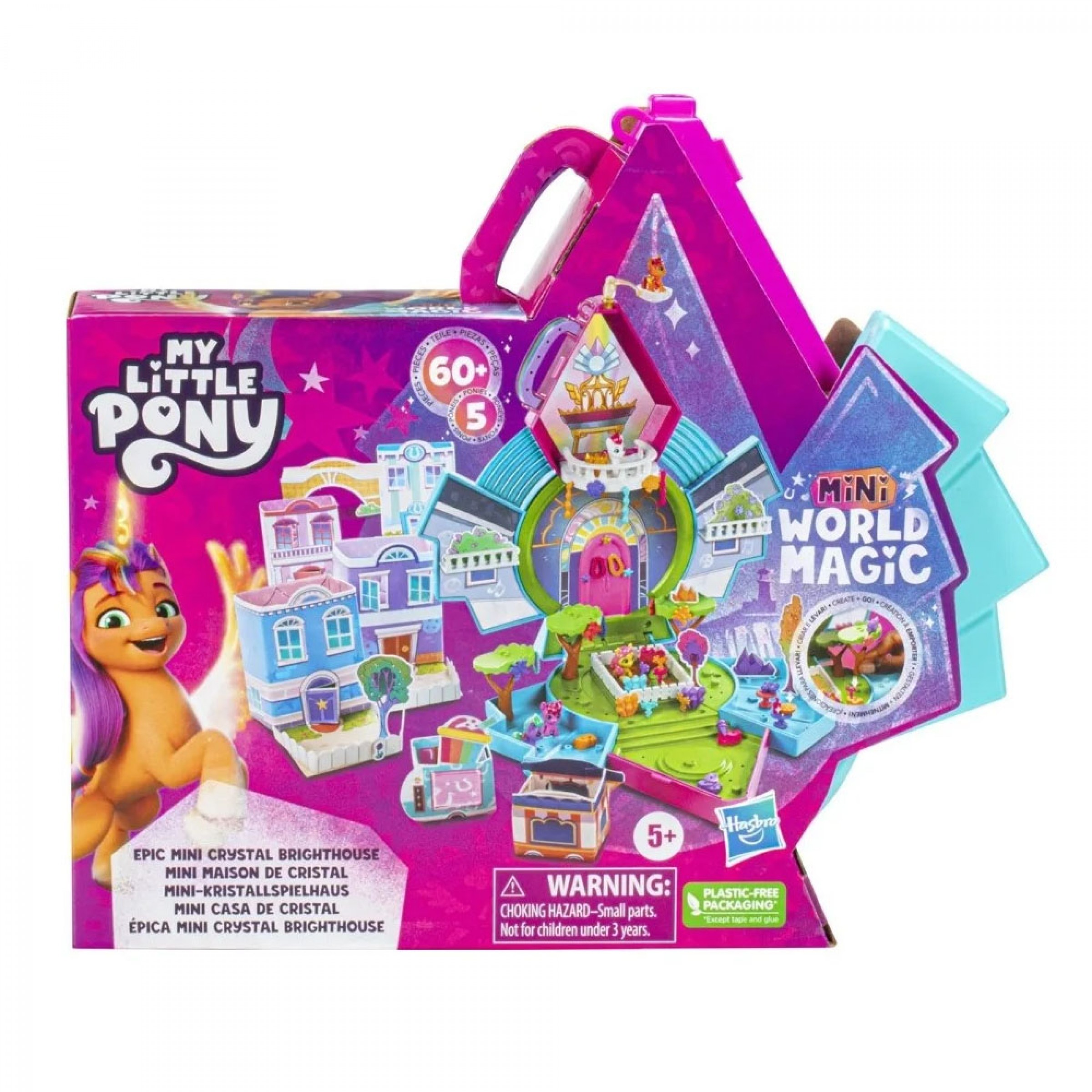 Hasbro-HASBRO MY LITTLE PONY MINI WORLD MAGIC EPIC MINI CRYSTAL BRIGHTHOUSE F3875(F3875 ...