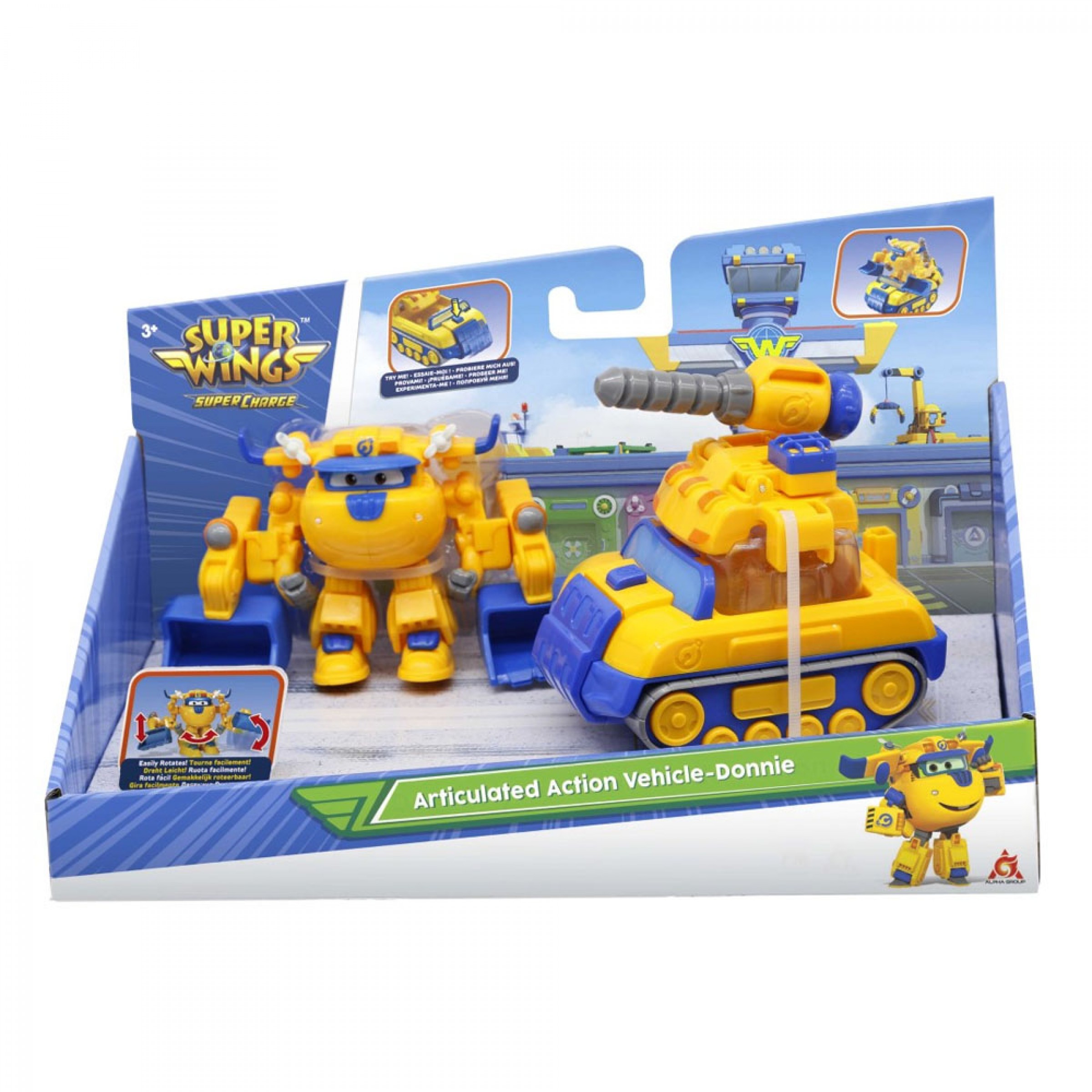 Just Toys-JUST TOYS SUPER WINGS SUPERCHARGED ARTICULATED ACTION VEHICLE ...