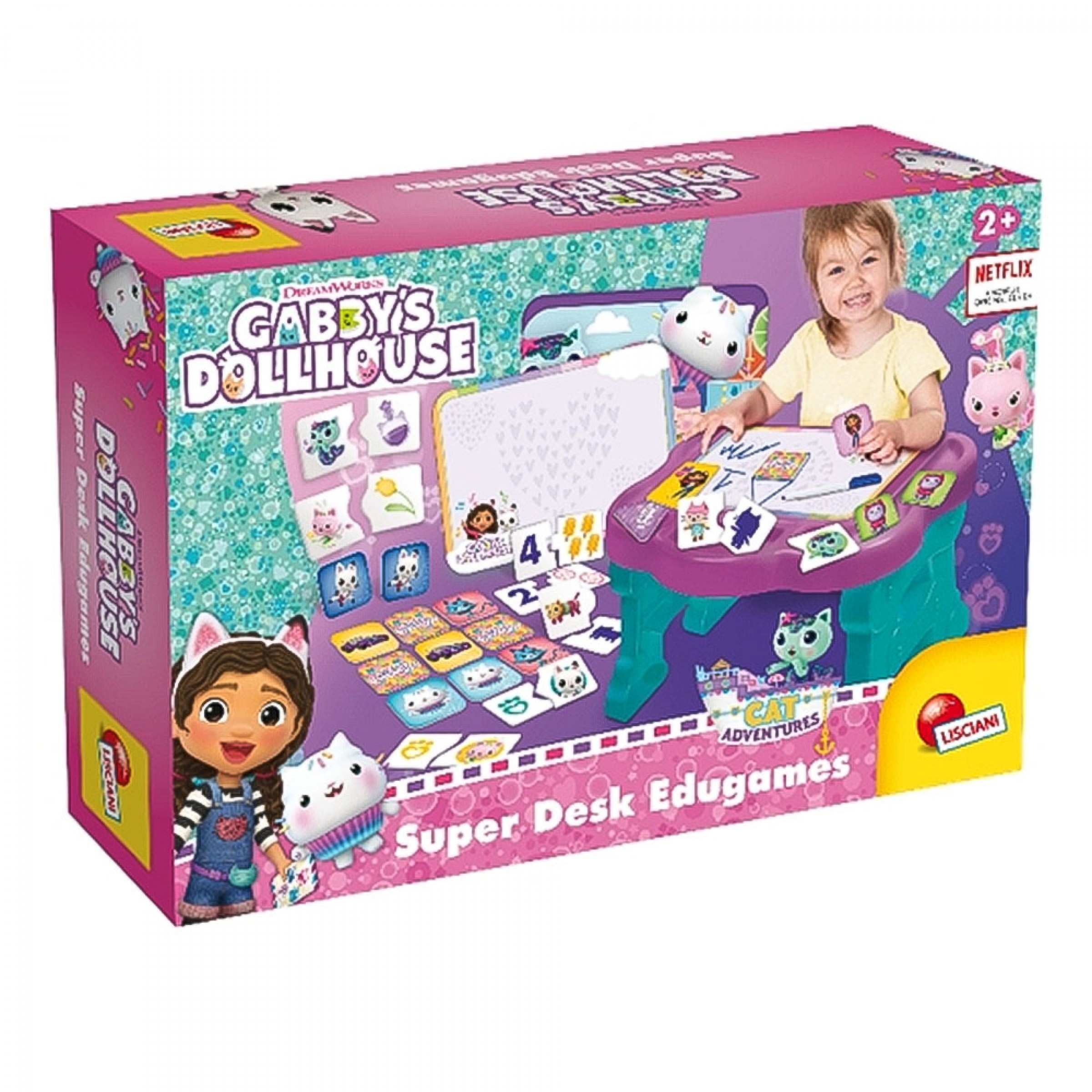 LISCIANI-LISCIANI GABBY'S DOLLHOUSE SUPER DESK EDUGAMES 103355(820 ...