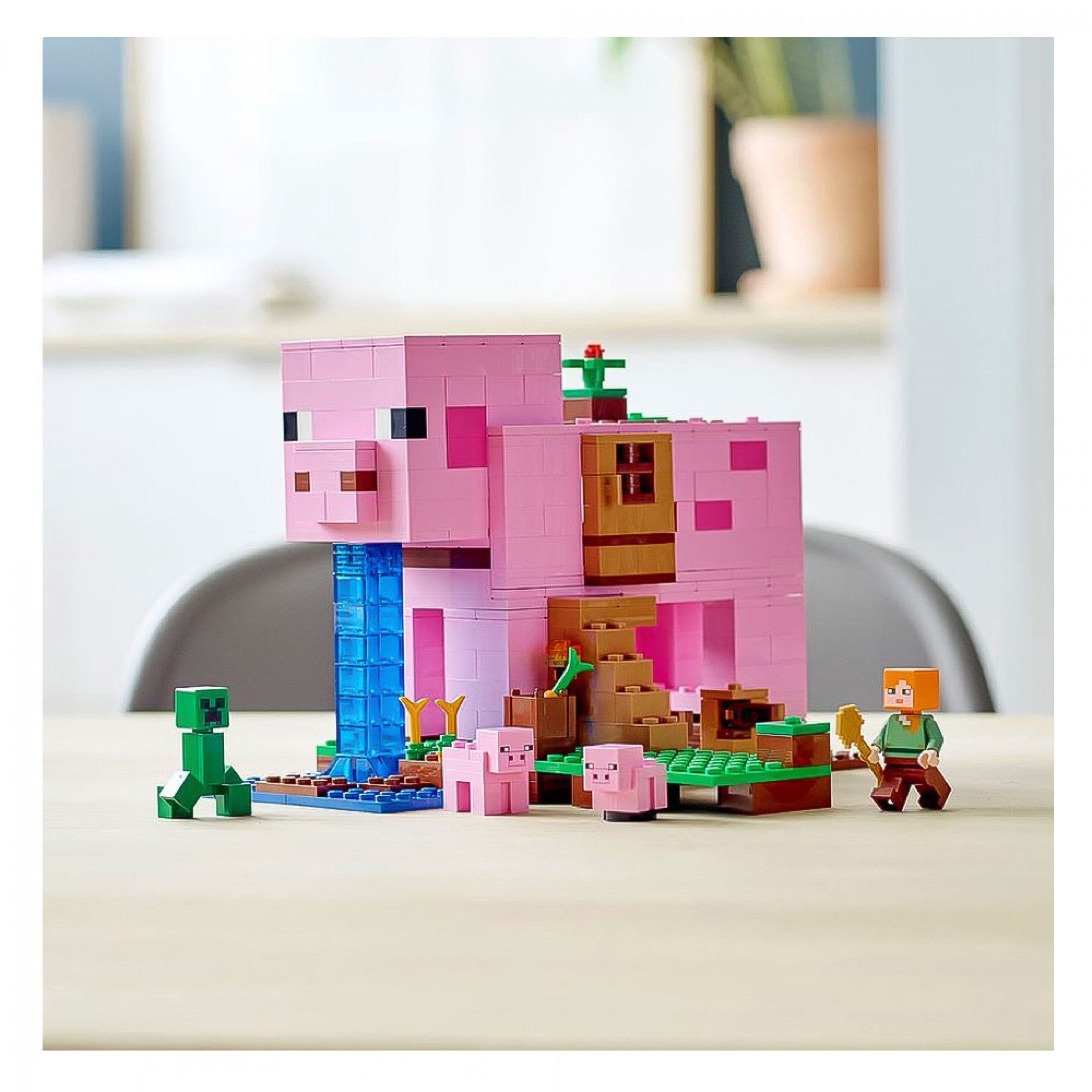 Lego-LEGO MINECRAFT THE PIG HOUSE 21170(21170) | lampridis.gr