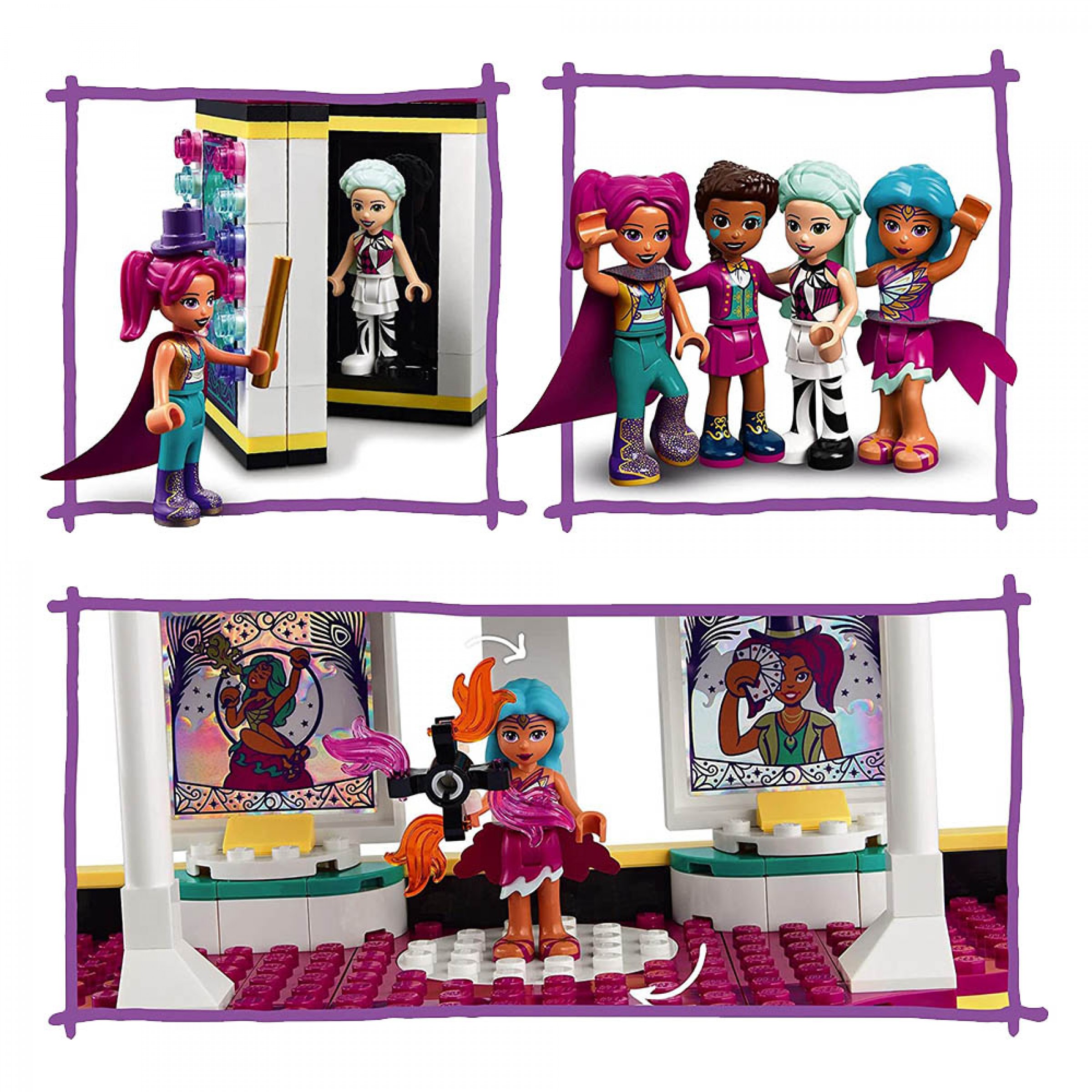 Lego-LEGO MAGICAL FUNFAIR ROLLERCOASTER V29 41685(41685) | lampridis.gr