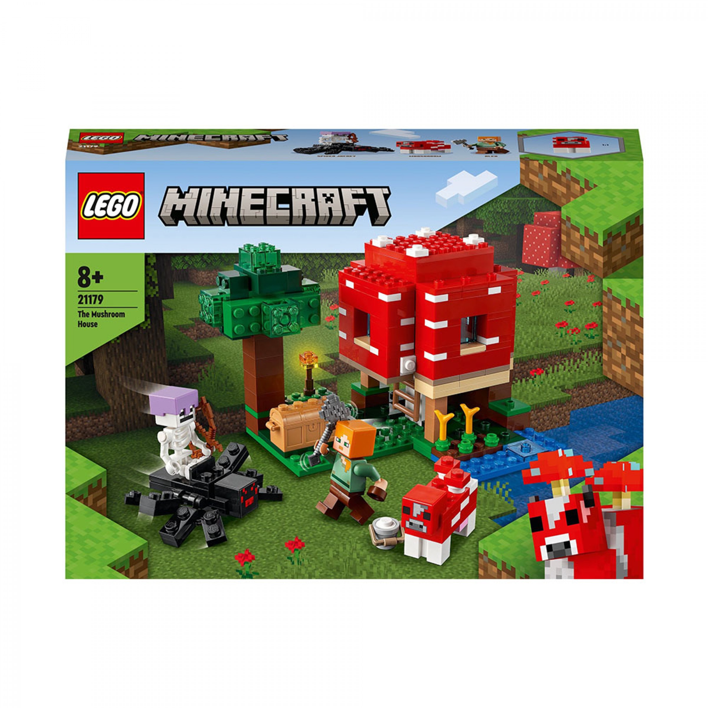 Lego-LEGO MINECRAFT MUSHROOM 2022 V29 21179(21179) | lampridis.gr