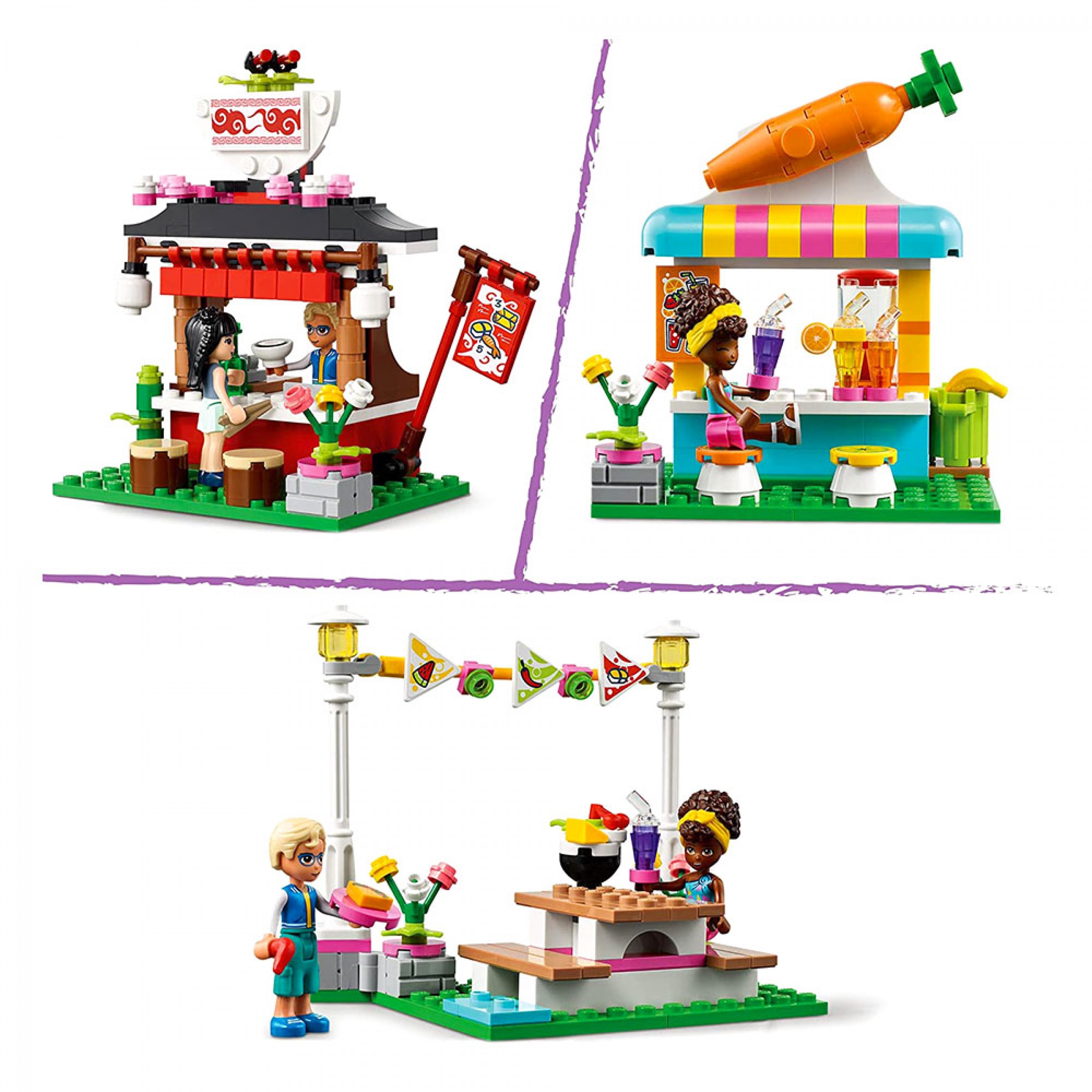 Lego-LEGO STREET FOOD MARKET 41701(41701) | lampridis.gr