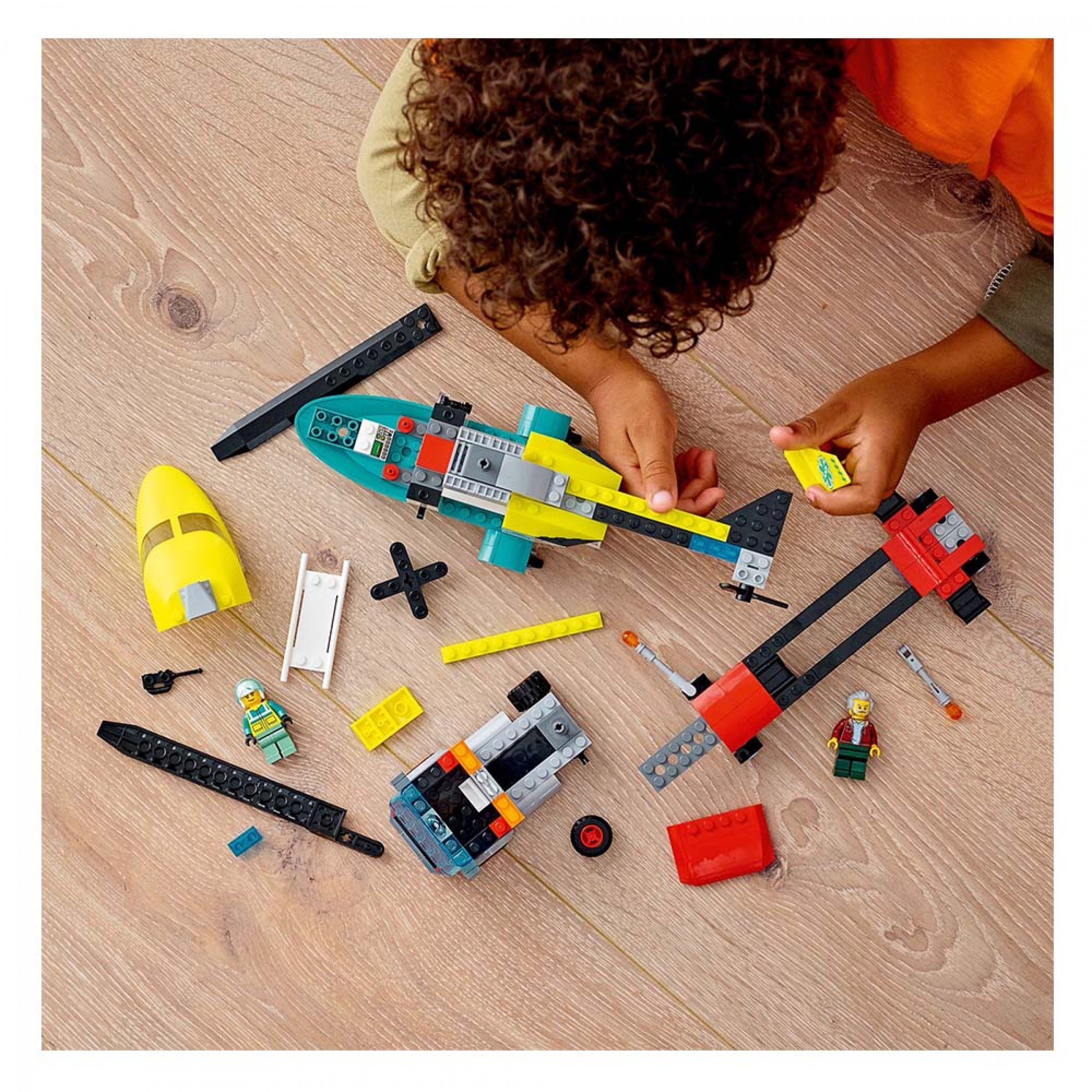 Lego-LEGO RESCUE HELICOPTER TRANSPORT 60343(60343) | lampridis.gr