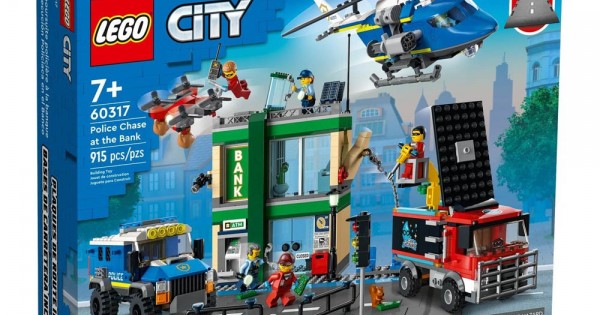 Lego-LEGO LEGO POLICE CHASE AT THE BANK 60317(60317) | lampridis.gr