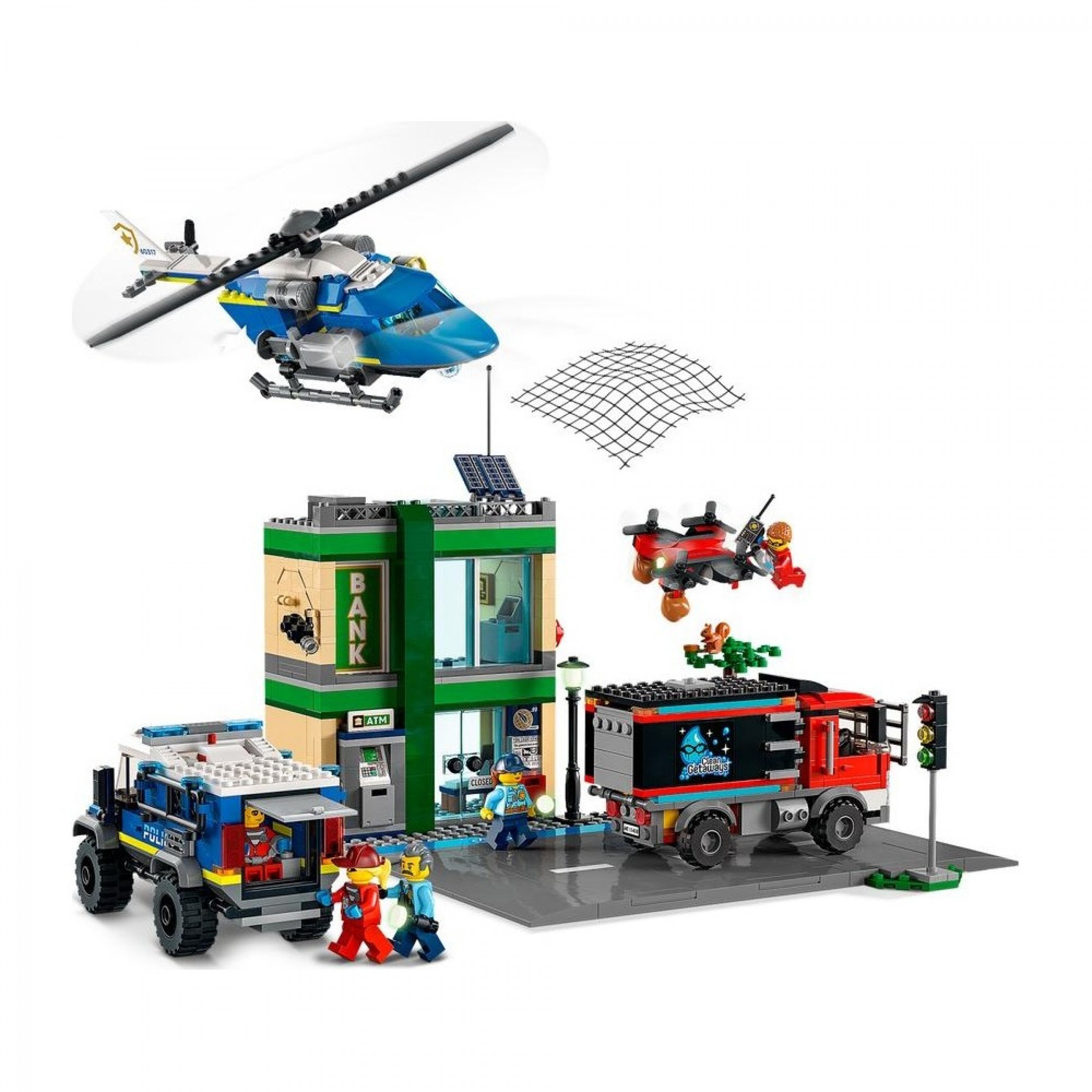 Lego-LEGO LEGO POLICE CHASE AT THE BANK 60317(60317) | lampridis.gr