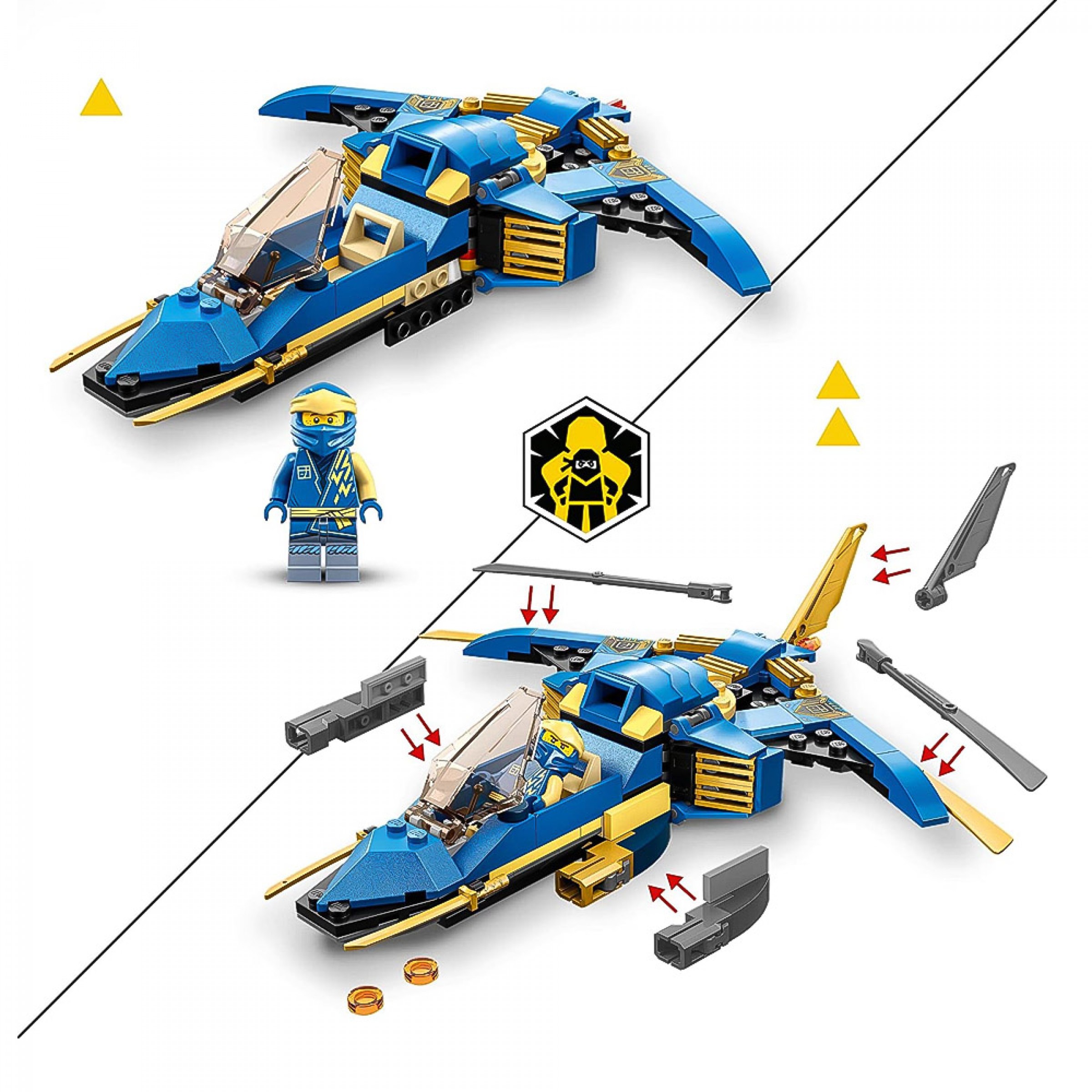 Lego-LEGO JAY S LIGHTNING JET EVO 71784(71784) | lampridis.gr