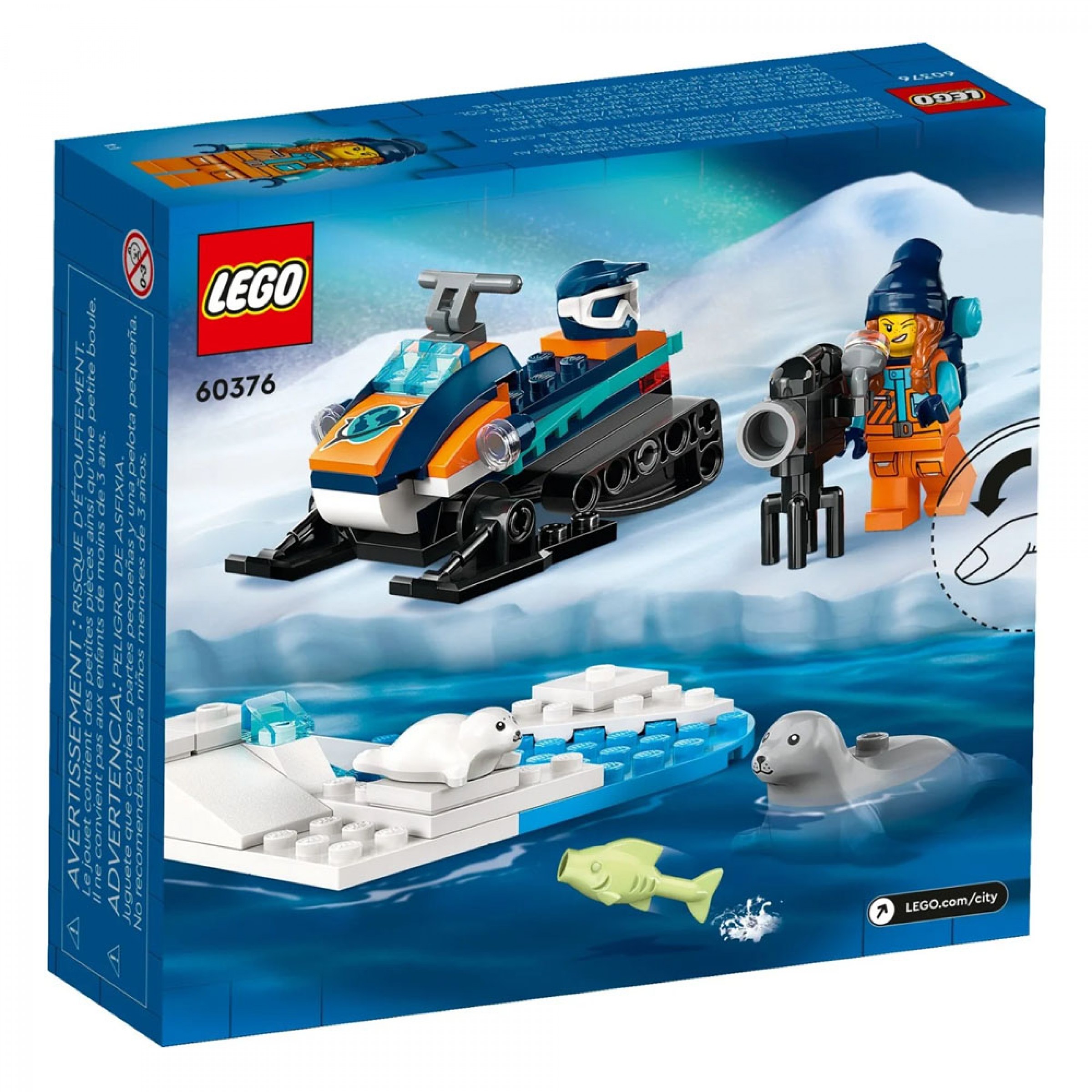 Lego-LEGO ARCTIC EXPLORER SNOWMOBILE 60376(60376) | lampridis.gr