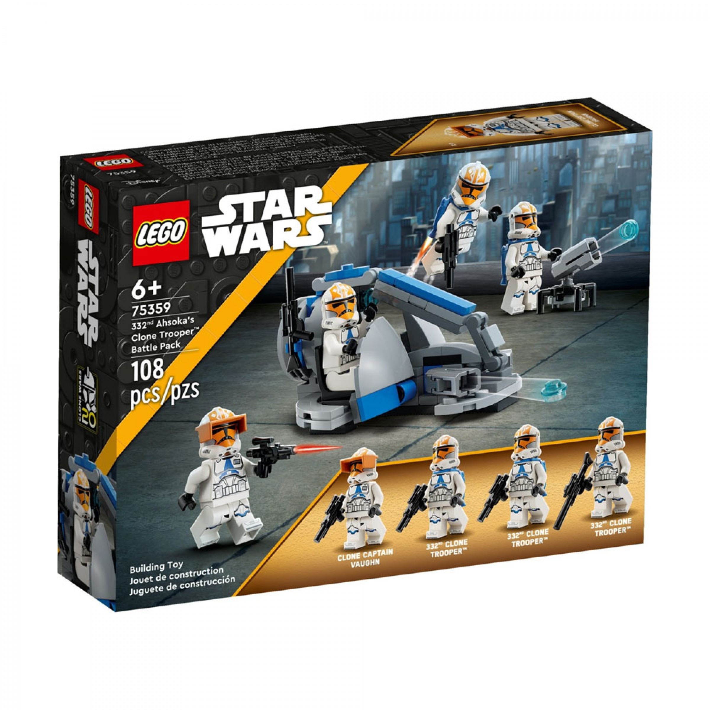 Lego-LEGO 332 AHSOKA'S CLONE TROOPER BATTLE PACK 75359(75359 ...