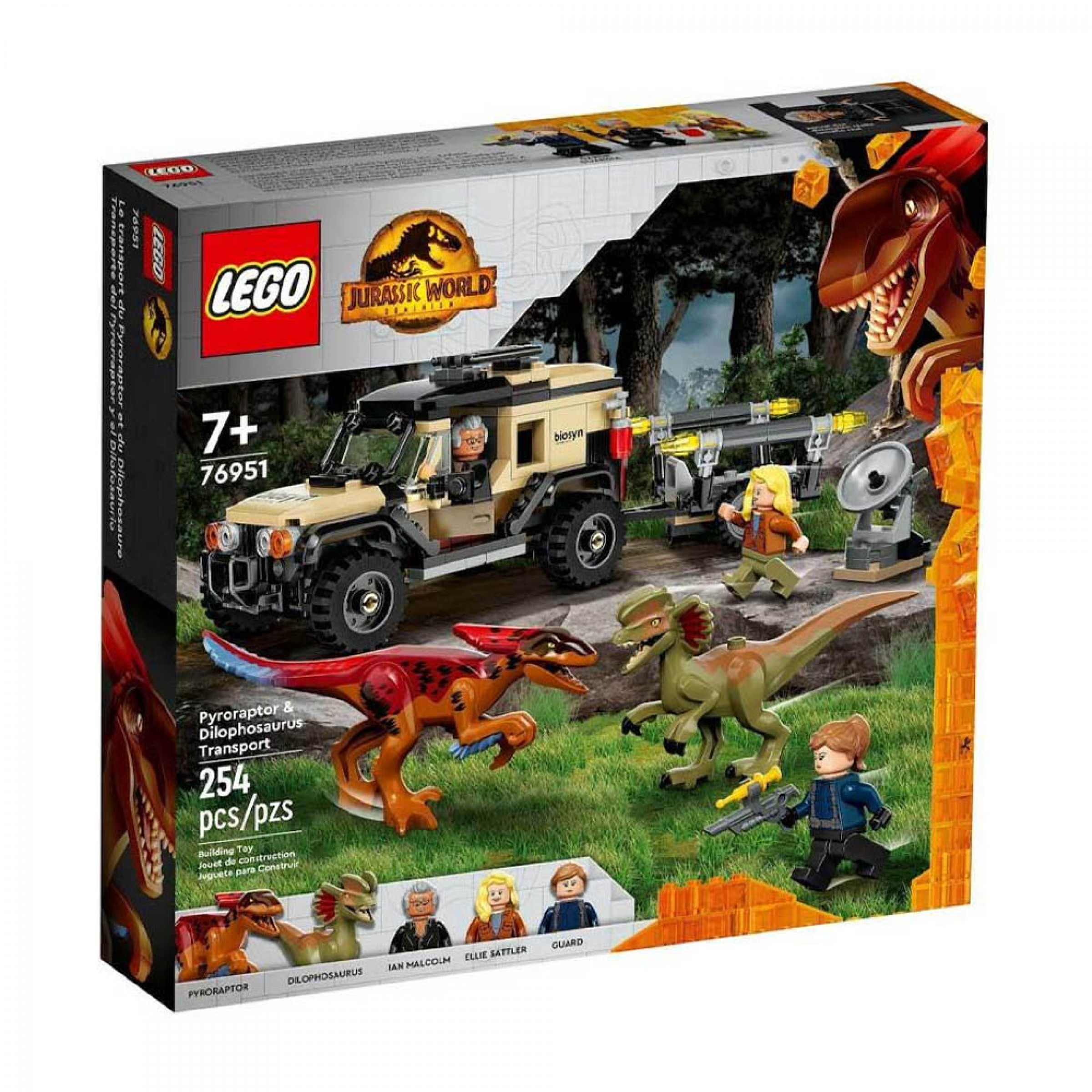 Lego-LEGO PYRORAPTOR & DILOPHOSAURUS TRANSPORT 76951(76951) | lampridis.gr