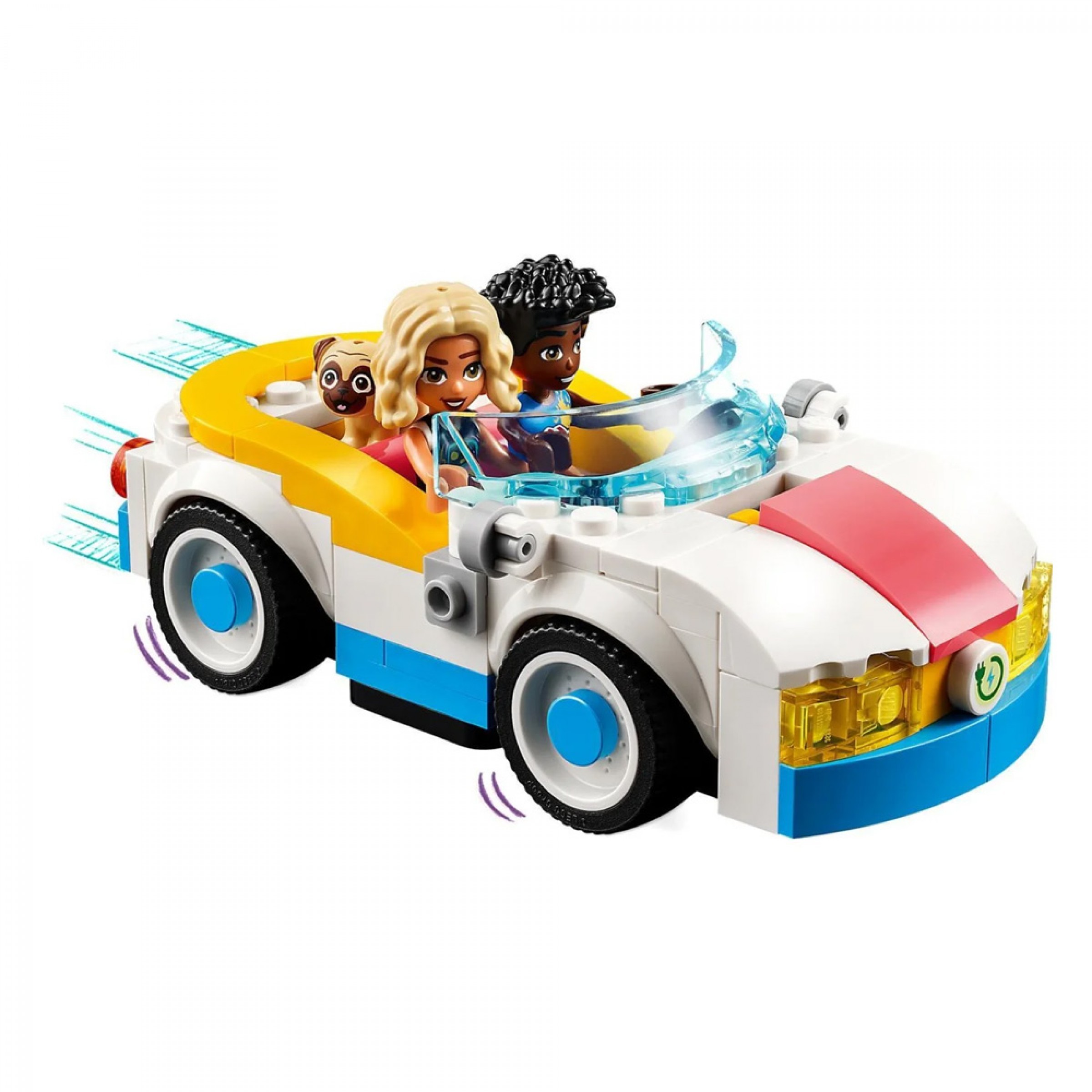 Lego-LEGO ELECTRIC CAR AND CHARGER 42609(42609) | lampridis.gr