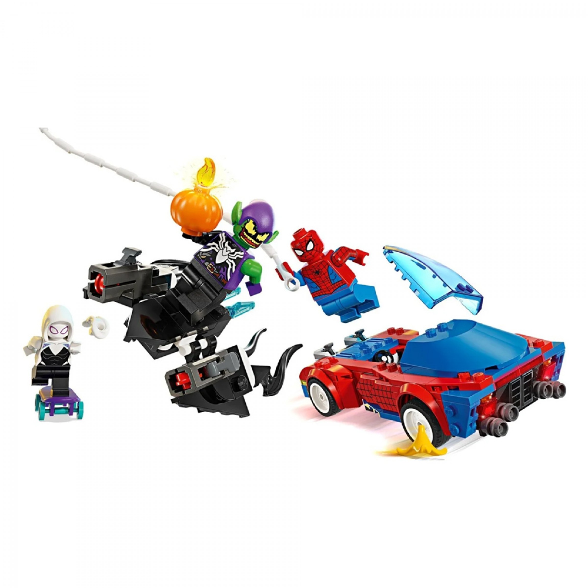 Lego-LEGO SPIDER-MAN RACE CAR & VENOM GREEN GOBLIN 76279(76279 ...
