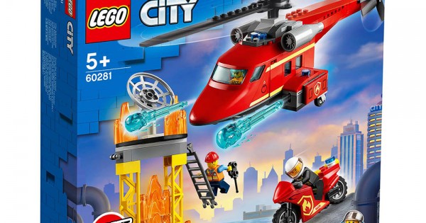 Lego-LEGO CITY FIRE RESCUE HELICOPTER 60281(60281) | lampridis.gr