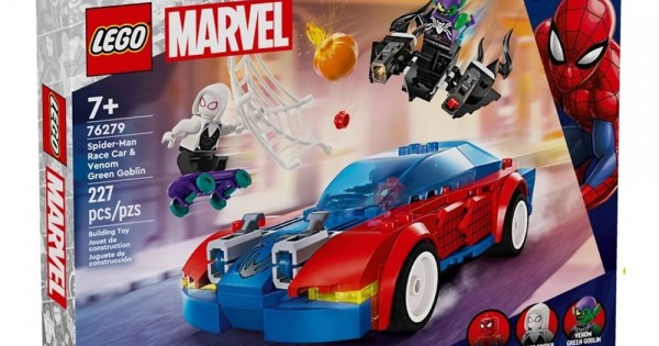Lego-LEGO SPIDER-MAN RACE CAR & VENOM GREEN GOBLIN 76279(76279 ...