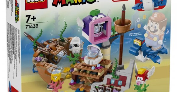Lego-LEGO SUPER MARIO DORRIE'S SUNKEN SHIPWRECK ADVENTURE 71432(71432 ...