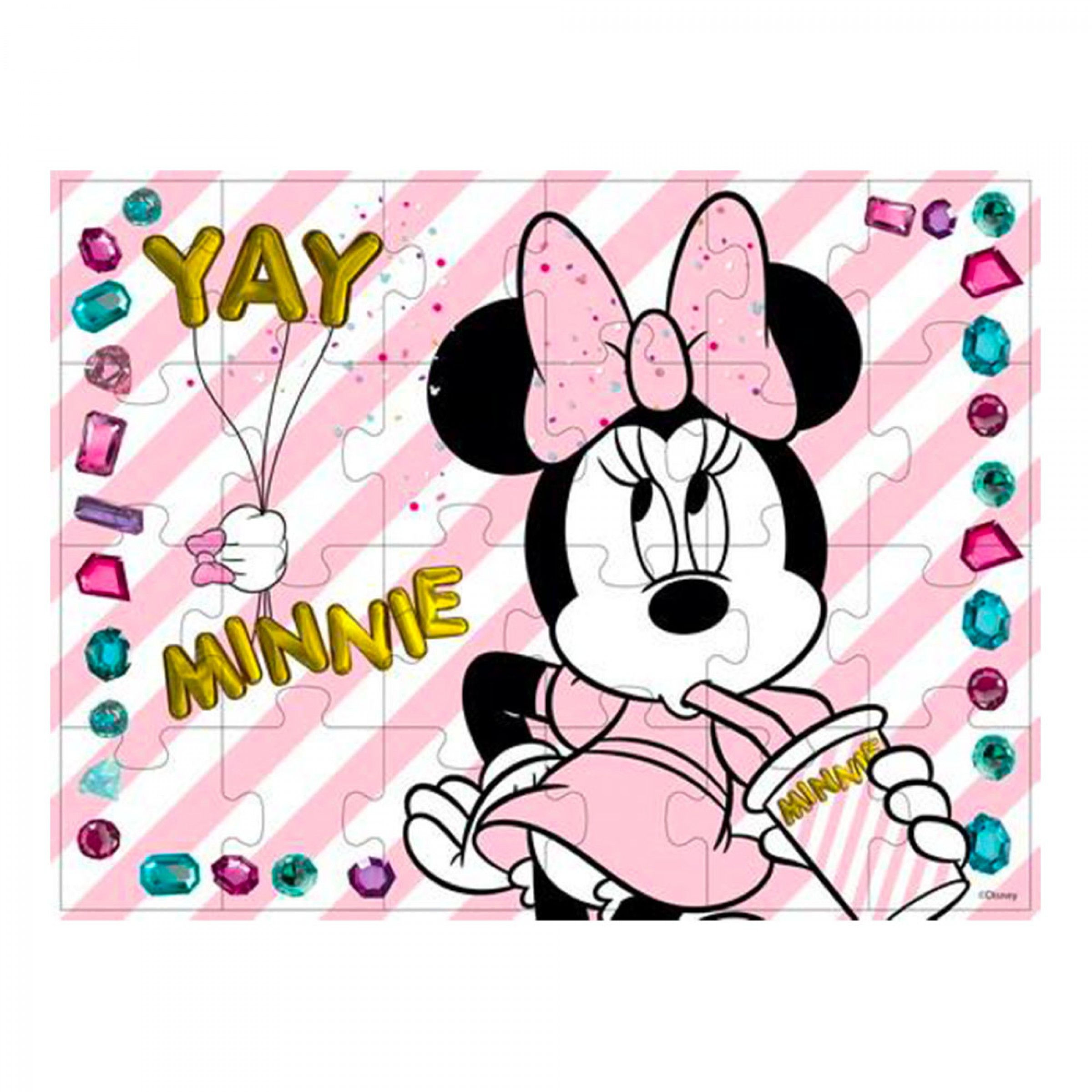Luna-LUNA PUZZLE DISNEY 4 ΣΕ 1 MINNIE MOUSE 4 ΣΕ 1 562087 (20/24/36/40 ...