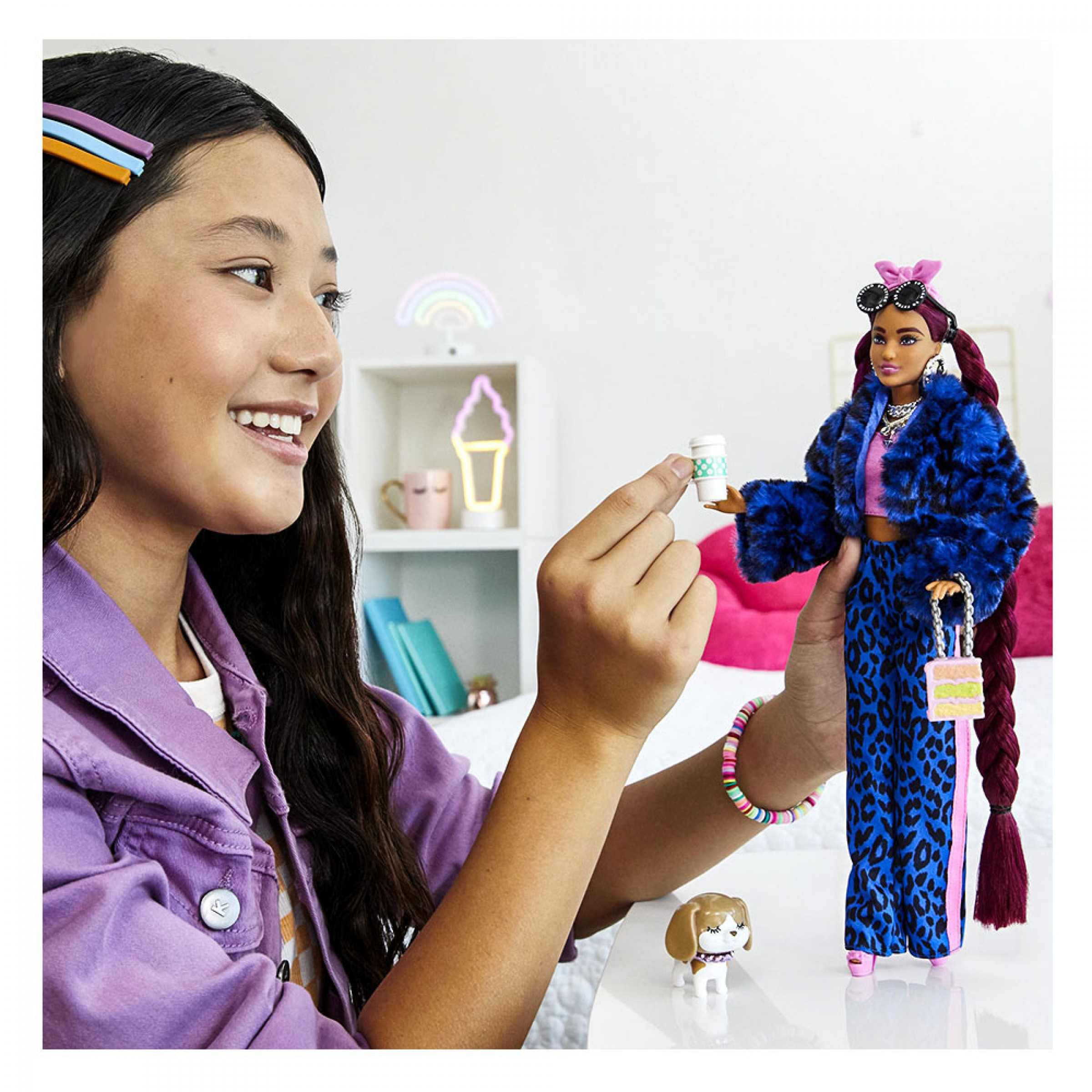 Mattel-MATTEL BARBIE EXTRA - LEOPARD TRACK SUIT HHN09-9633(HHN09-9633 ...
