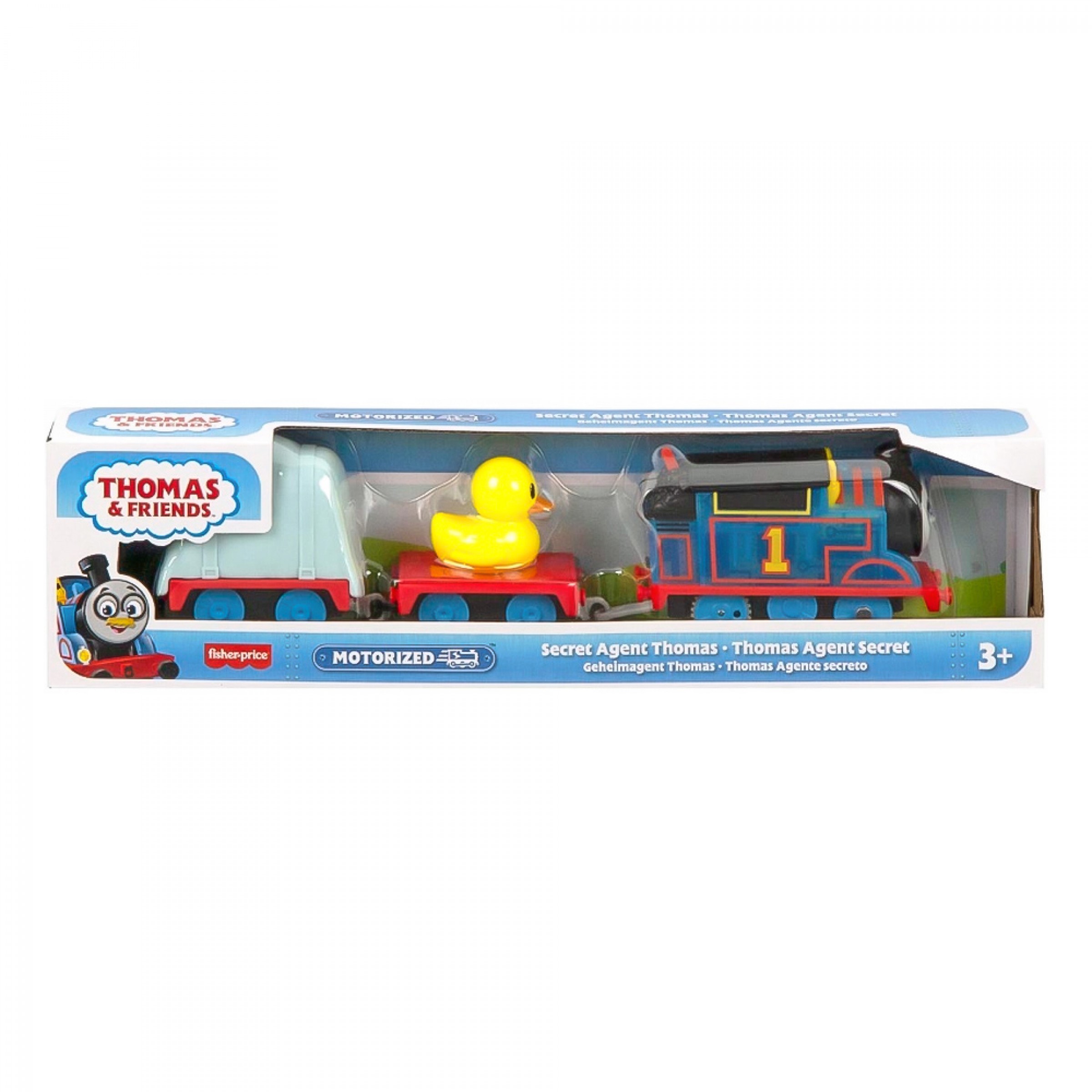 Mattel-MATTEL THOMAS ΜΗΧΑΝΟΚΙΝΗΤΑ ΤΡΕΝΑ 2 ΒΑΓΟΝΙΑ SECRET AGENT THOMAS ...