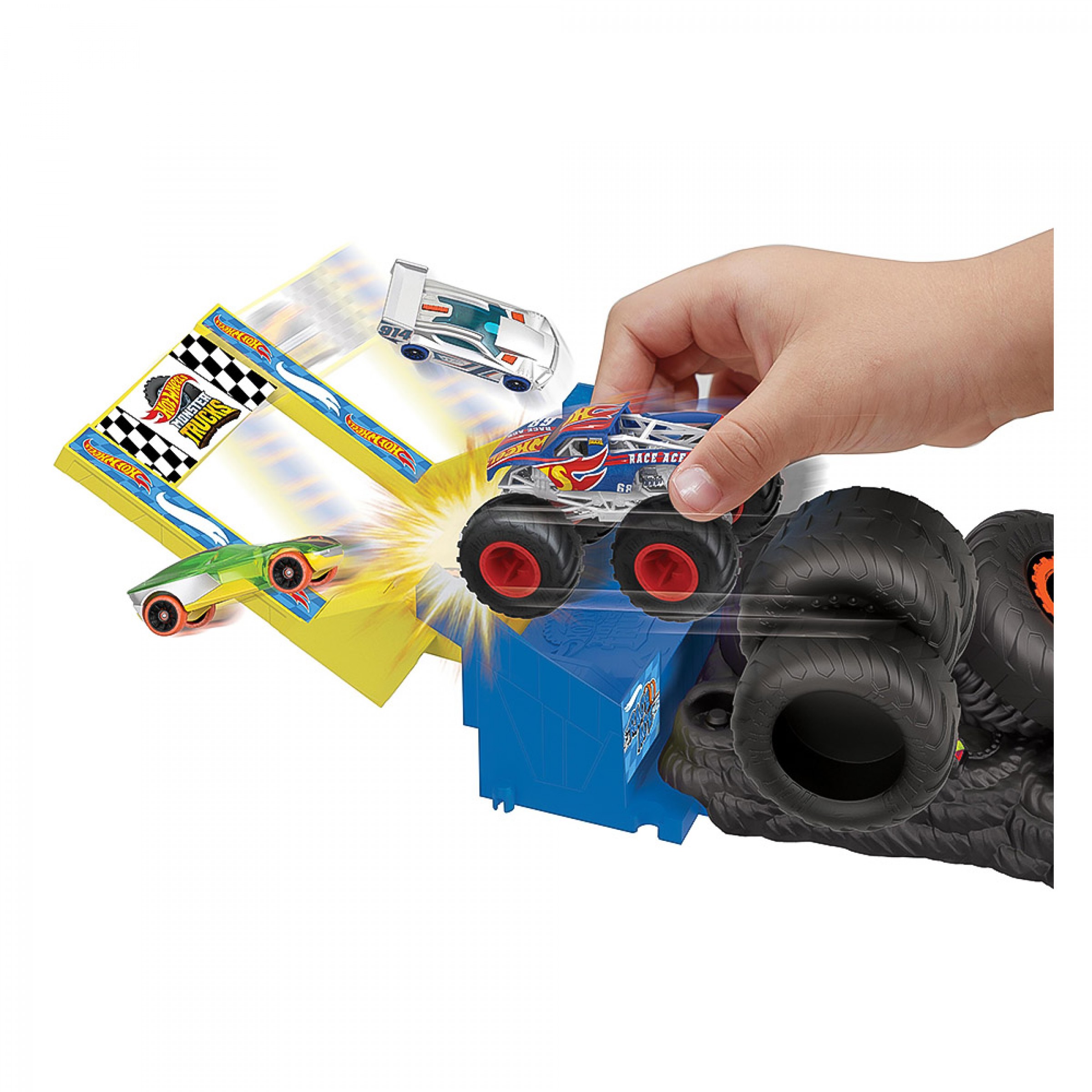 Mattel-MATTEL HOT WHEELS ARENA WORLD SMASH RACE CHALLENGE HNB89(HNB89 ...