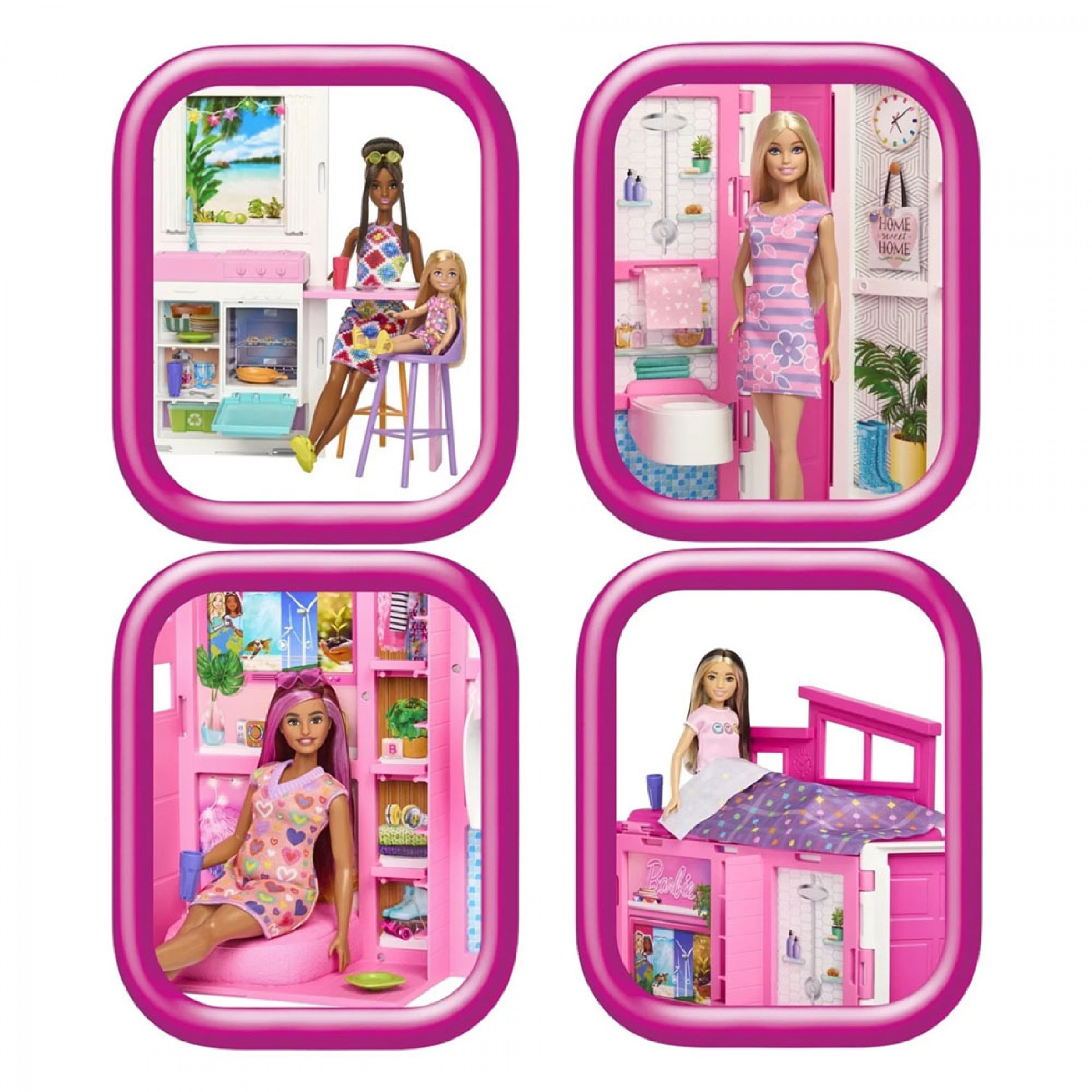 Mattel-MATTEL BARBIE GET AWAY HOUSE HRJ76(HRJ76) | lampridis.gr