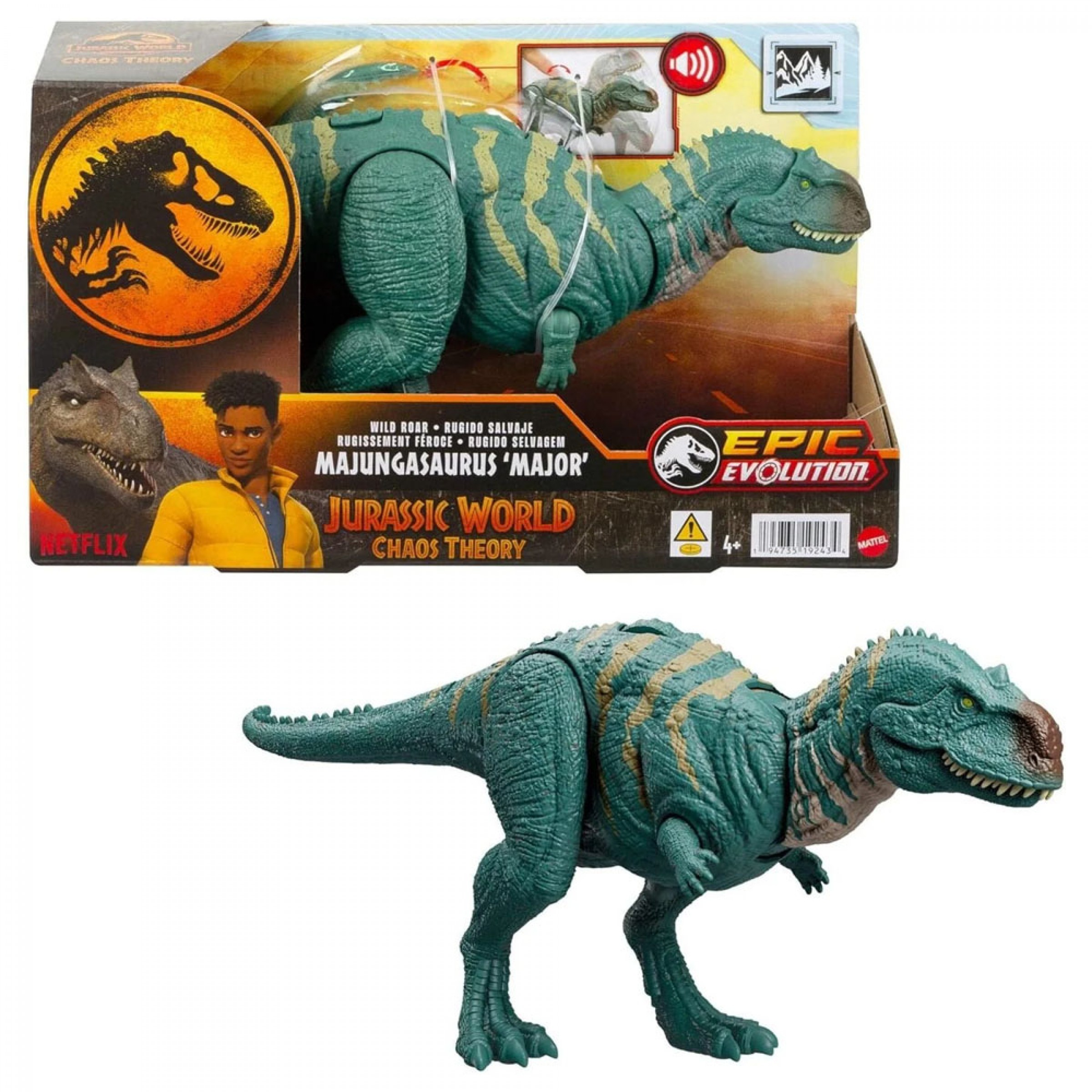 Mattel-MATTEL JURASSIC WORLD MAJUNGASAURUS 'MAJOR' HLP14/HTK76(HLP14 ...