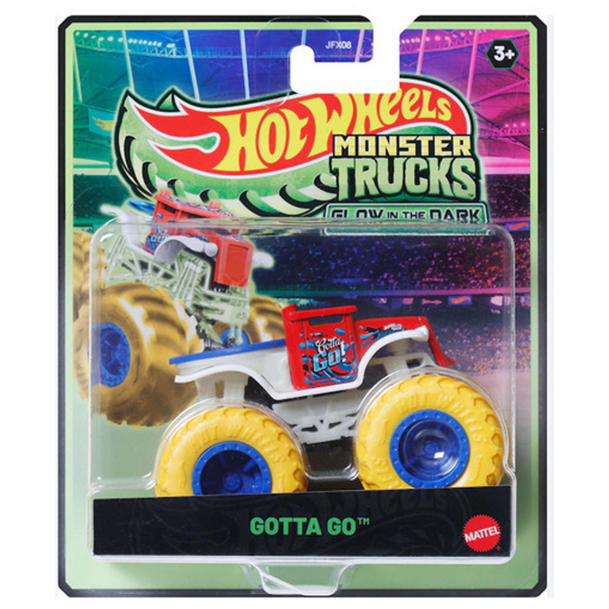 Mattel-MATTEL HOT WHEELS MONSTER TRUCKS GLOW IN THE DARK - GOTTA GO ...