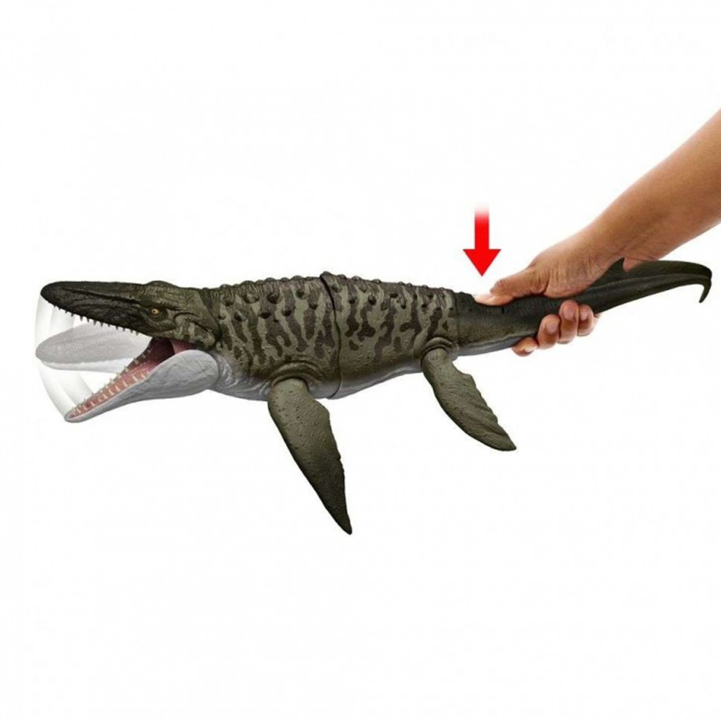 Mattel-MATTEL JURASSIC WORLD BITE`N BLAST MOSASAURUS JCH00(JCH00 ...