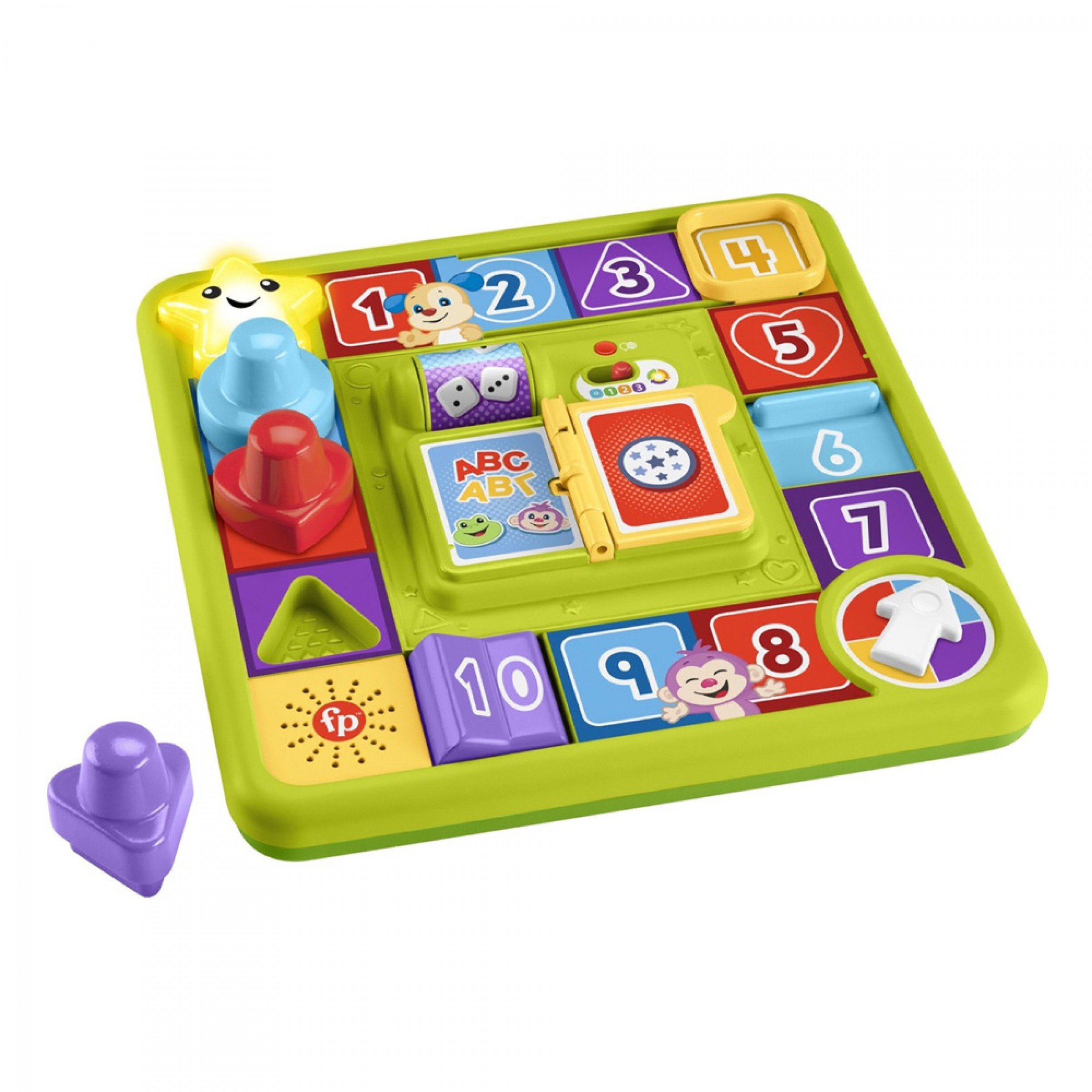 Mattel-MATTEL FISHER PRICE ROLL SPIN GAME BRD PAN EU HRB70(HRB70 ...