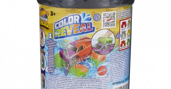 Mattel-MATTEL HW ΟΧΗΜΑΤΑ MONSTER TRUCKS COLOR REVEAL HJF39(HJF39 ...