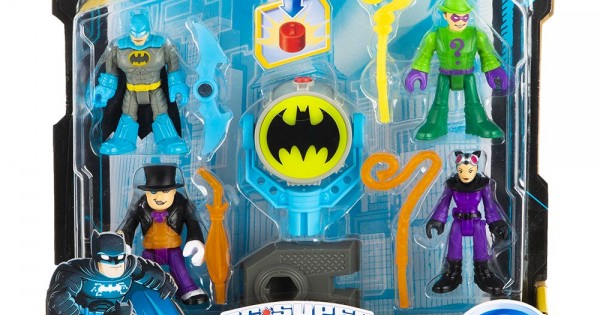 Mattel-MATTEL IMAGINEXT BAT-TECH-SIGNAL ΣΕΤ ΤΩΝ 4 HFD47(HFD47 ...