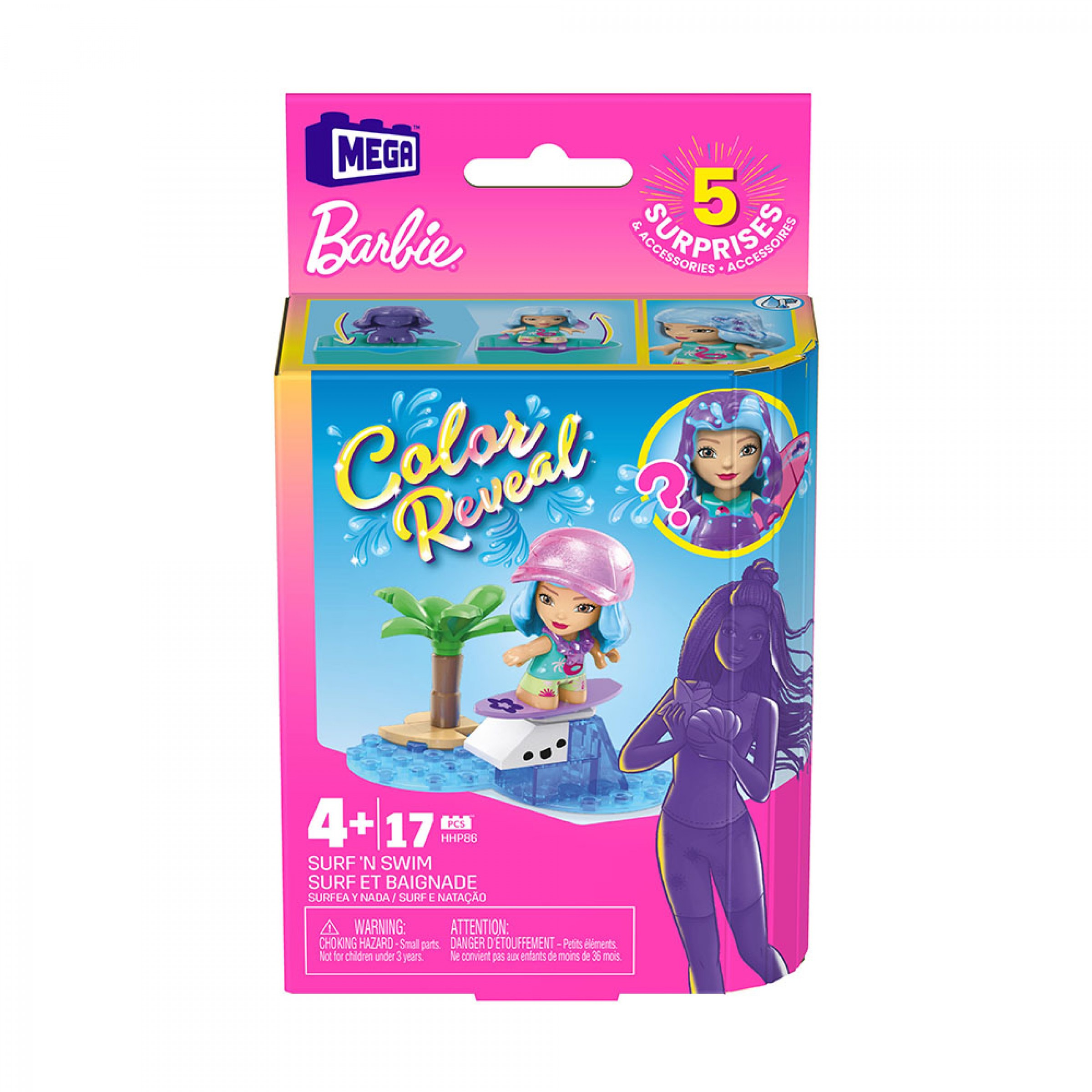 Mattel-MATTEL MEGA BARBIE COLOR REVEAL HHP85/HHP86(HHP85/HHP86 ...