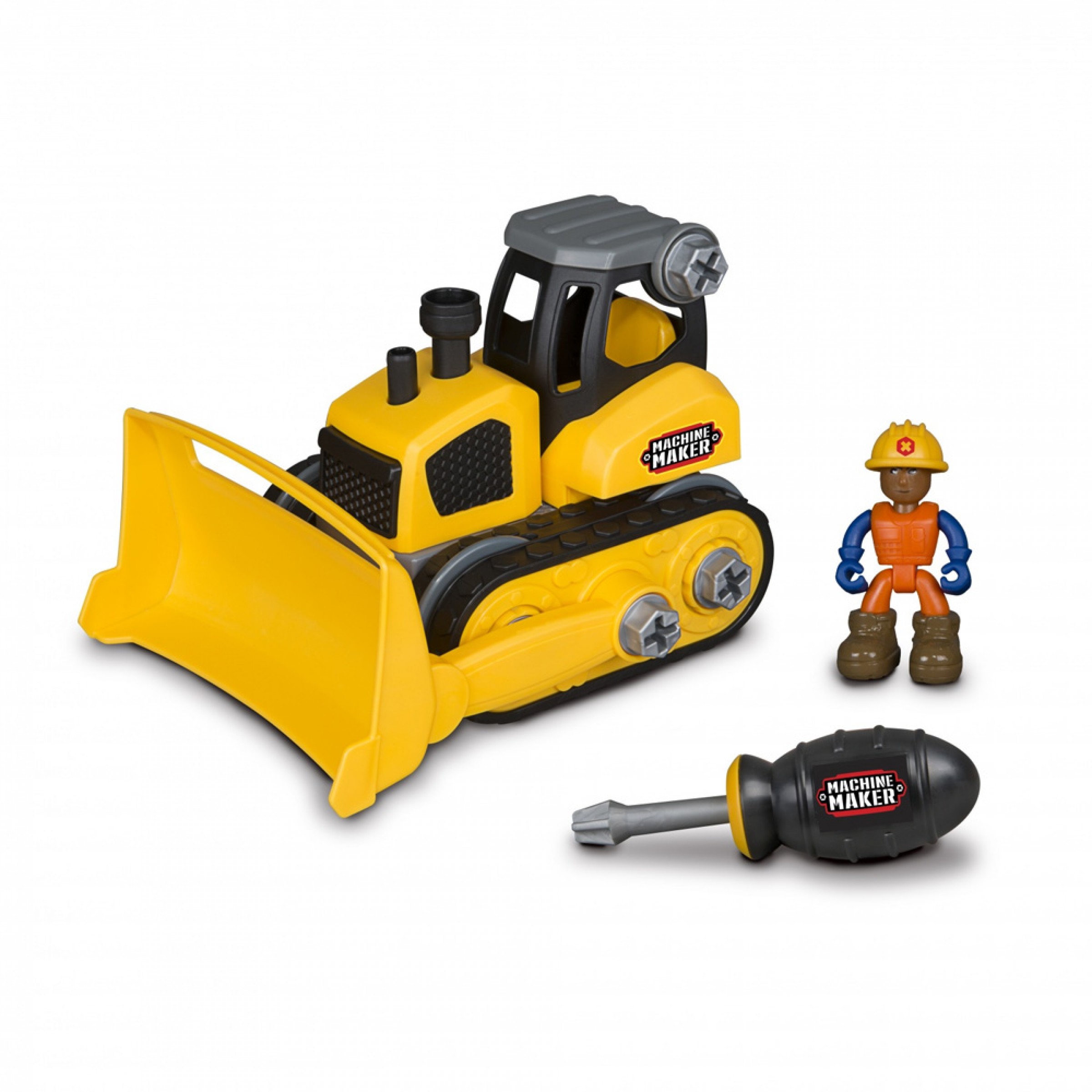 Nikko Toys-NIKKO TOYS MACHINE MAKER-JUNIOR BUILDER-BULLDOZER 36/40012 ...