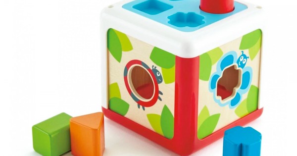 Hape-HAPE HAPE EARLY EXPLORER WOOD SHAPE SORTING BOX E0507(E0507 ...