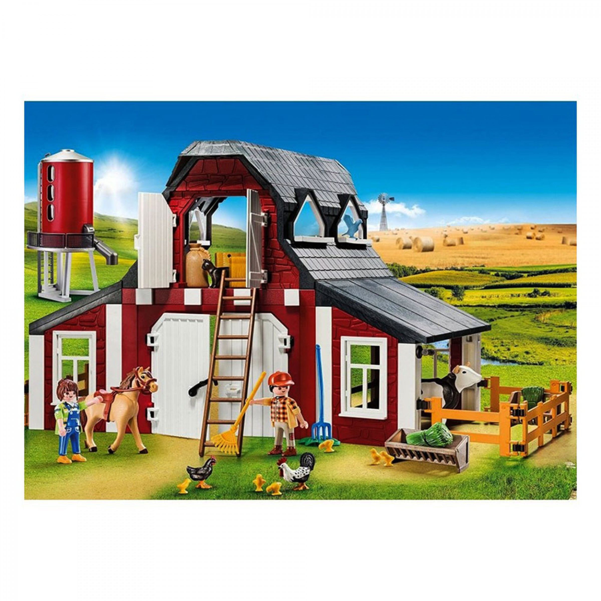 Playmobil-PLAYMOBIL PLAYMOBIL ΑΓΡΟΚΤΗΜΑ ΜΕ ΣΙΛΟ 9315( 9315) | lampridis.gr