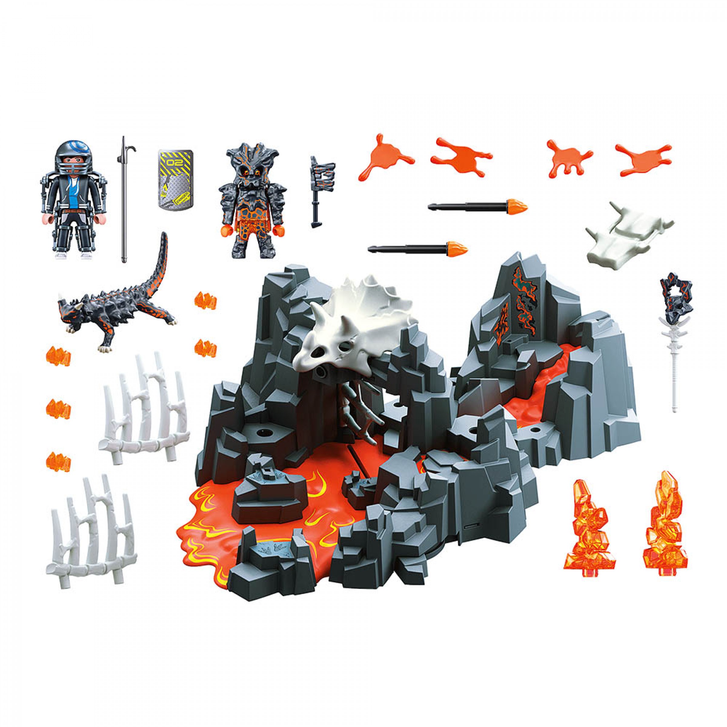 Playmobil-PLAYMOBIL PLAYMOBIL KEEPER OF THE SOURCE OF THE LAVA 70926 ...