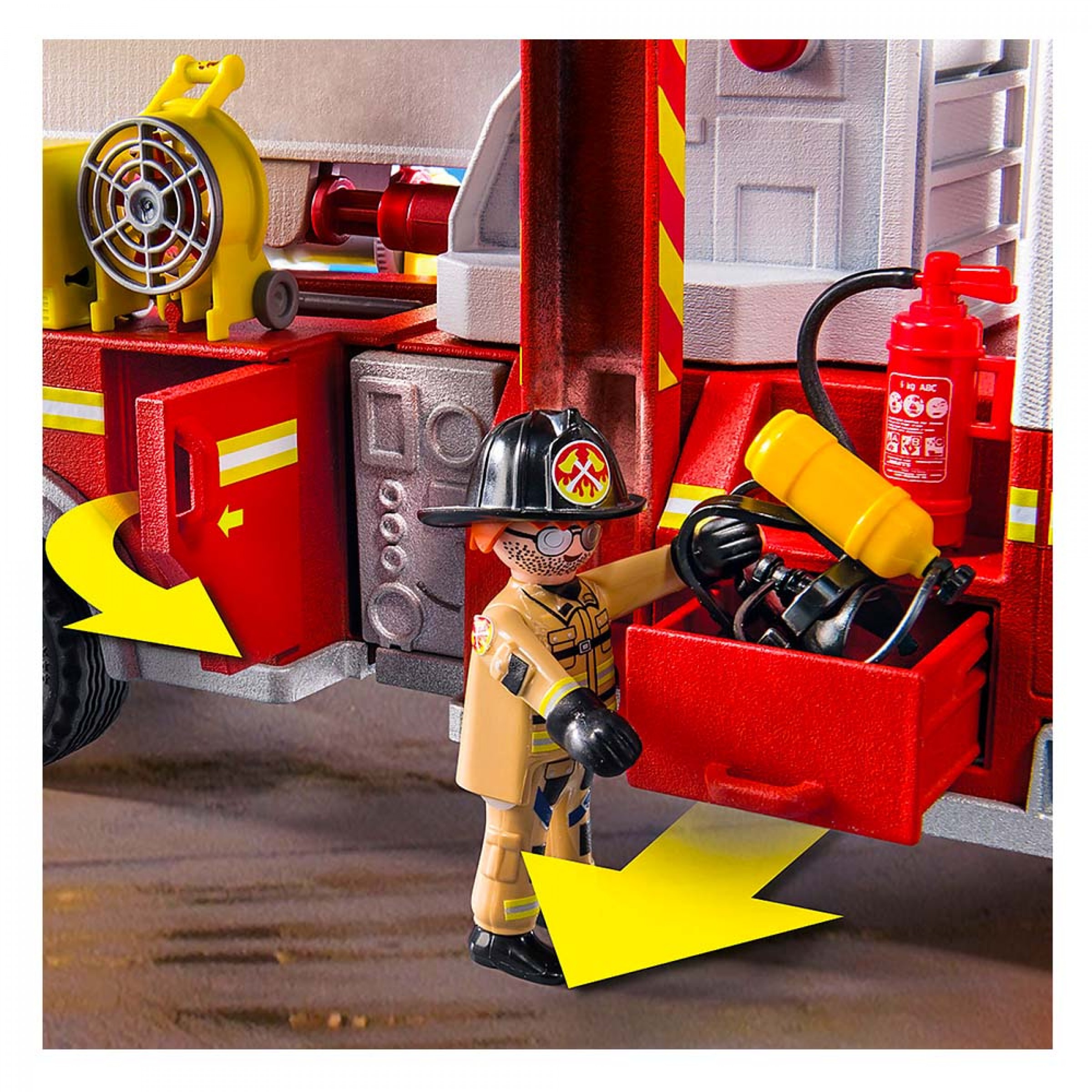 Playmobil-PLAYMOBIL US TOWER LADDER ΠΥΡΟΣΒΕΣΤΙΚΟ ΟΧΗΜΑ ΝΟ 70935(70935 ...