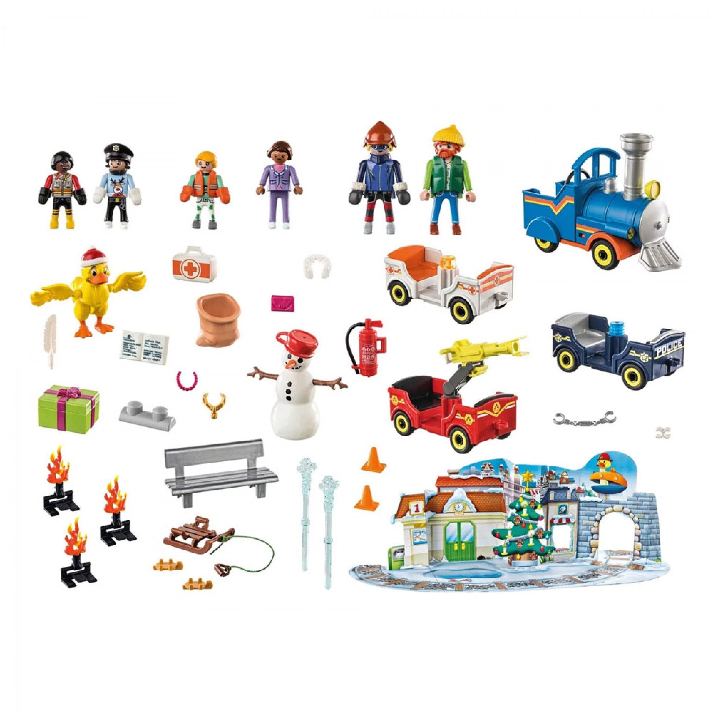 Playmobil-PLAYMOBIL DOC - ΧΡΙΣΤΟΥΓΕΝΝΙΑΤΙΚΟ ΗΜΕΡΟΛΟΓΙΟ 70901(70901 ...