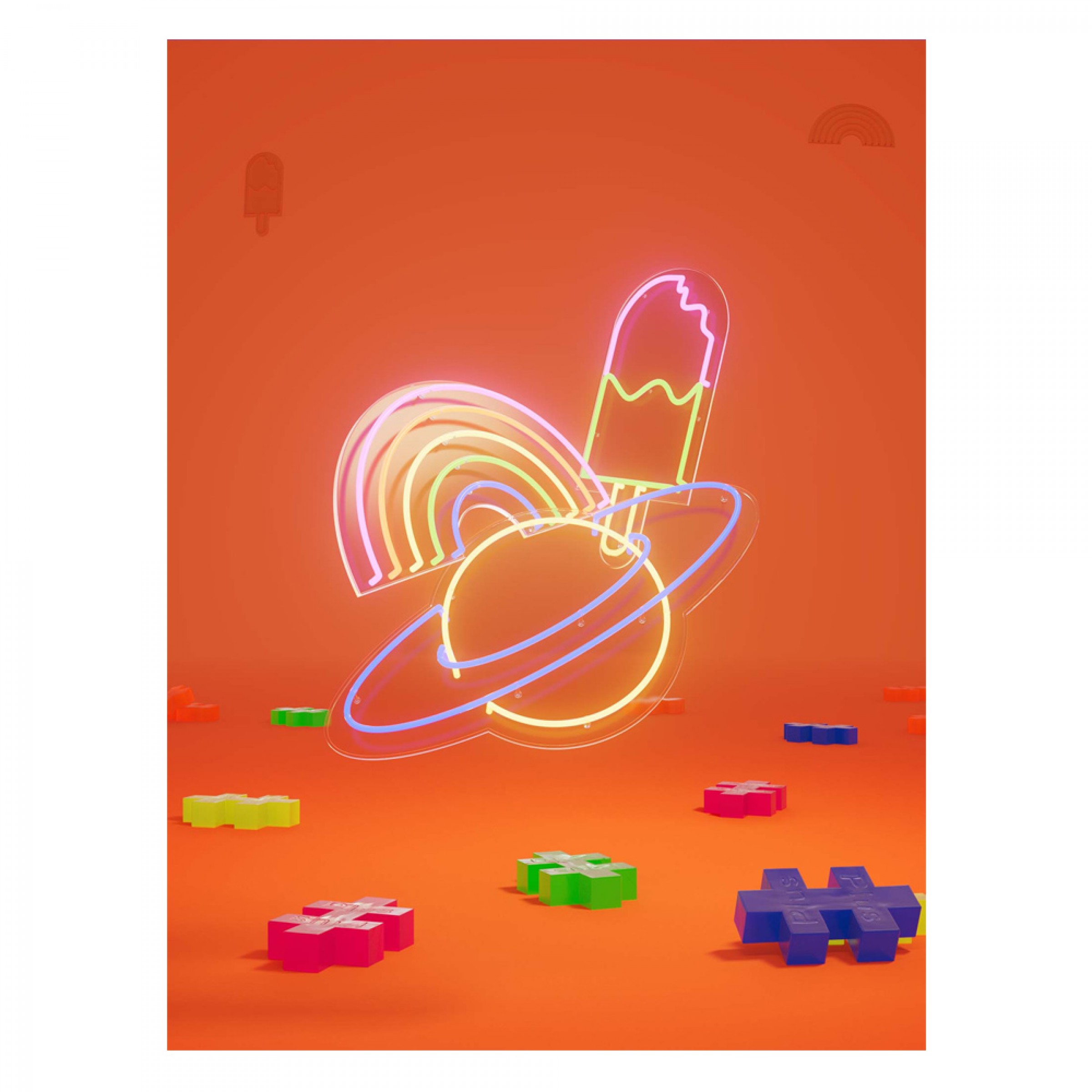 Plus-Plus-PLUS-PLUS DISPLAY MIX NEON 4024(4024) | lampridis.gr