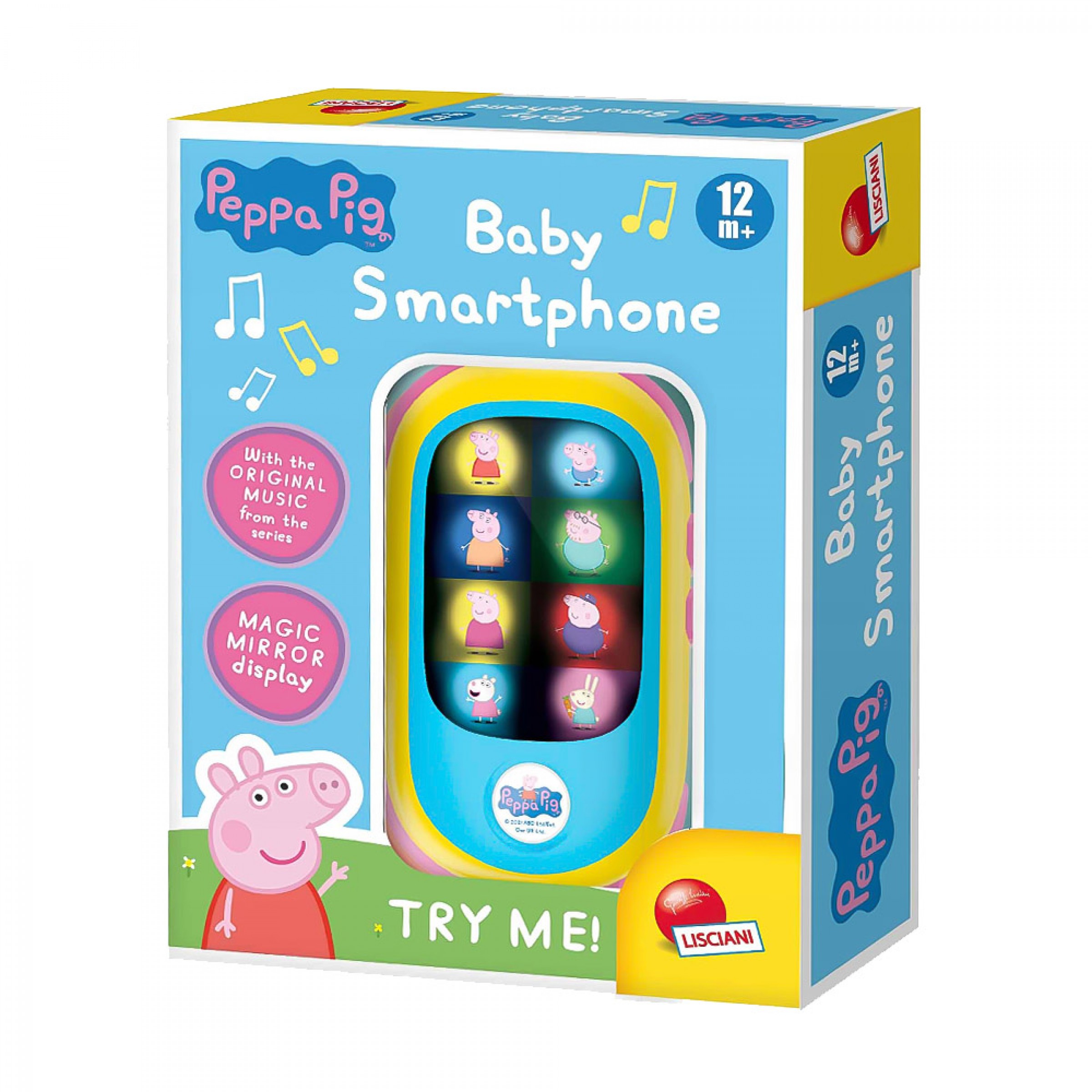 Real Fun Toys-REAL FUN TOYS PEPPA PIG SMARTPHONE LED 92253(92253 ...