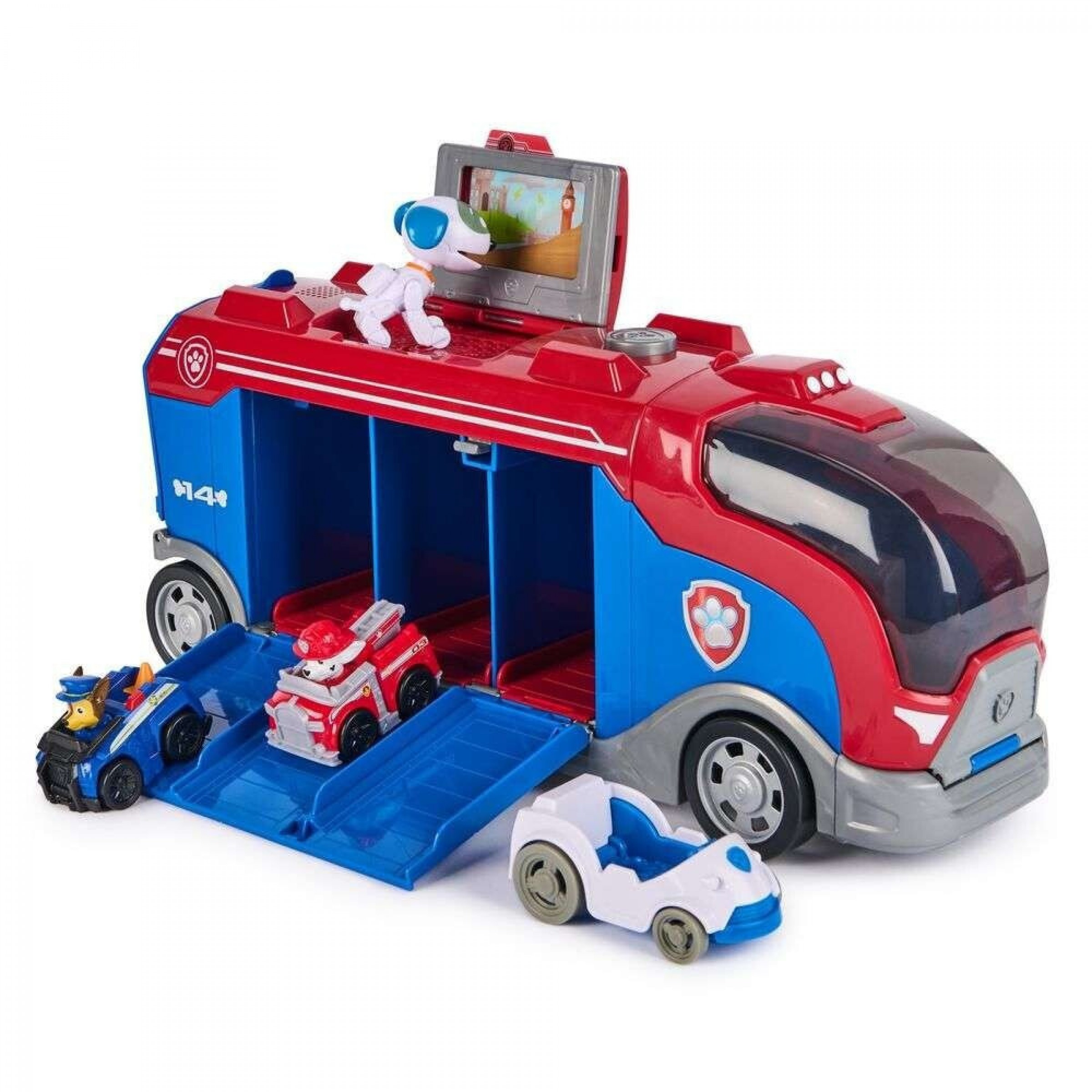SPIN MASTER-SPIN MASTER PAW PATROL:PUP SQUAD & ROBO DOG-MISSION CRUISER ...