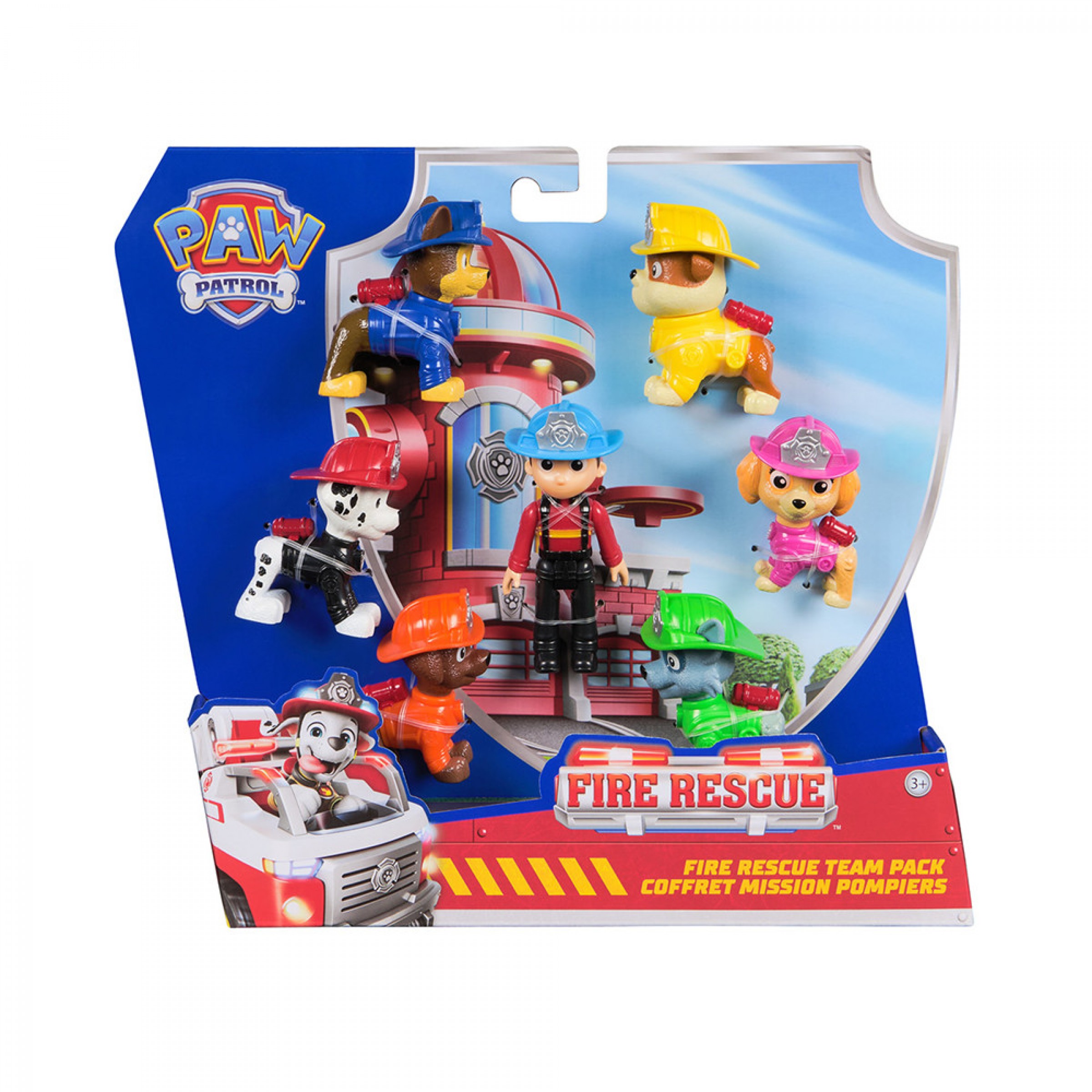 SPIN MASTER-SPIN MASTER PAW PATROL:FIRE RESCUE TEAM PACK FIGURES ...