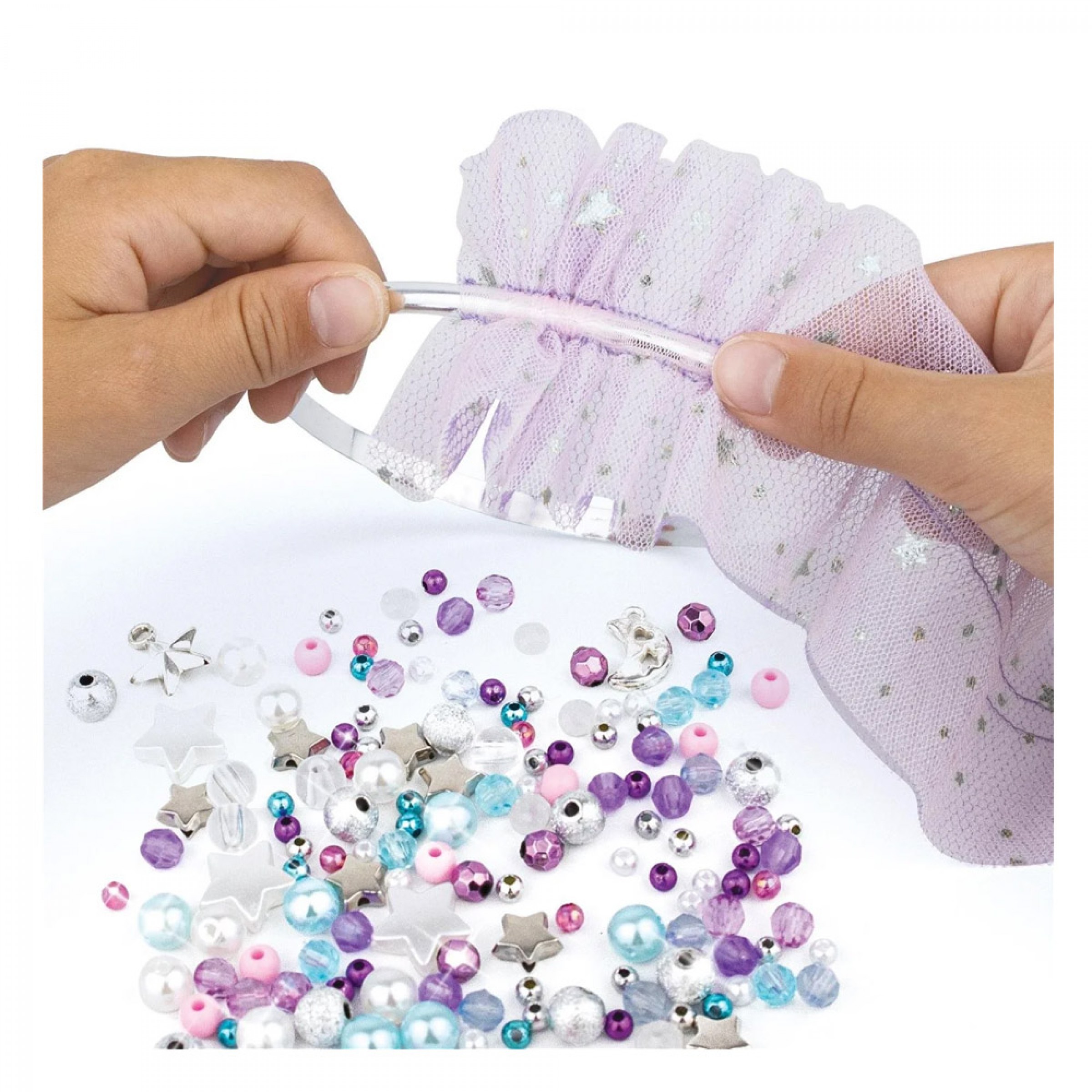 Tween Team-TWEEN TEAM NEBULOUS STARS RUFFLED HAIR ACCESSORIES 11022 ...