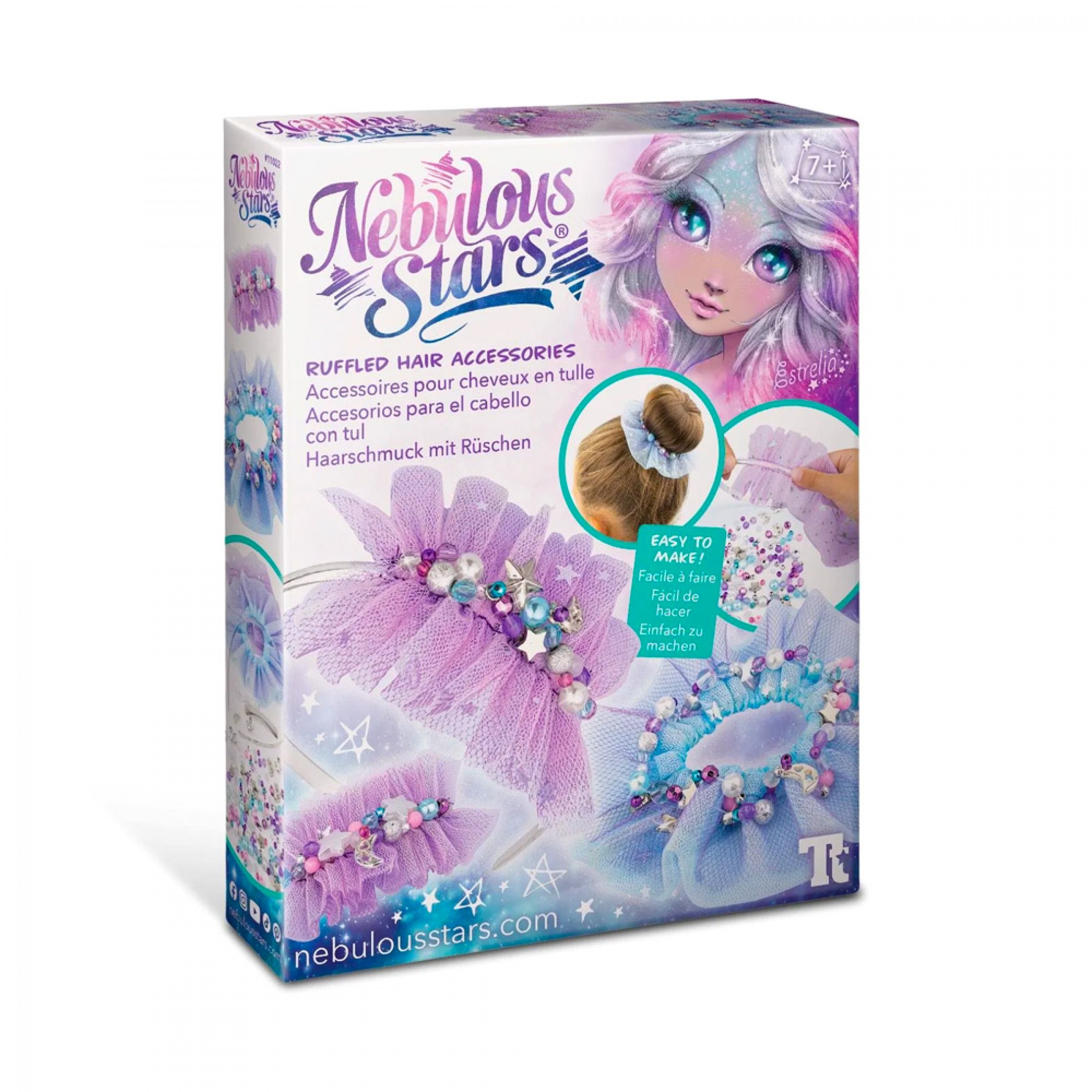 Tween Team-TWEEN TEAM NEBULOUS STARS RUFFLED HAIR ACCESSORIES 11022 ...