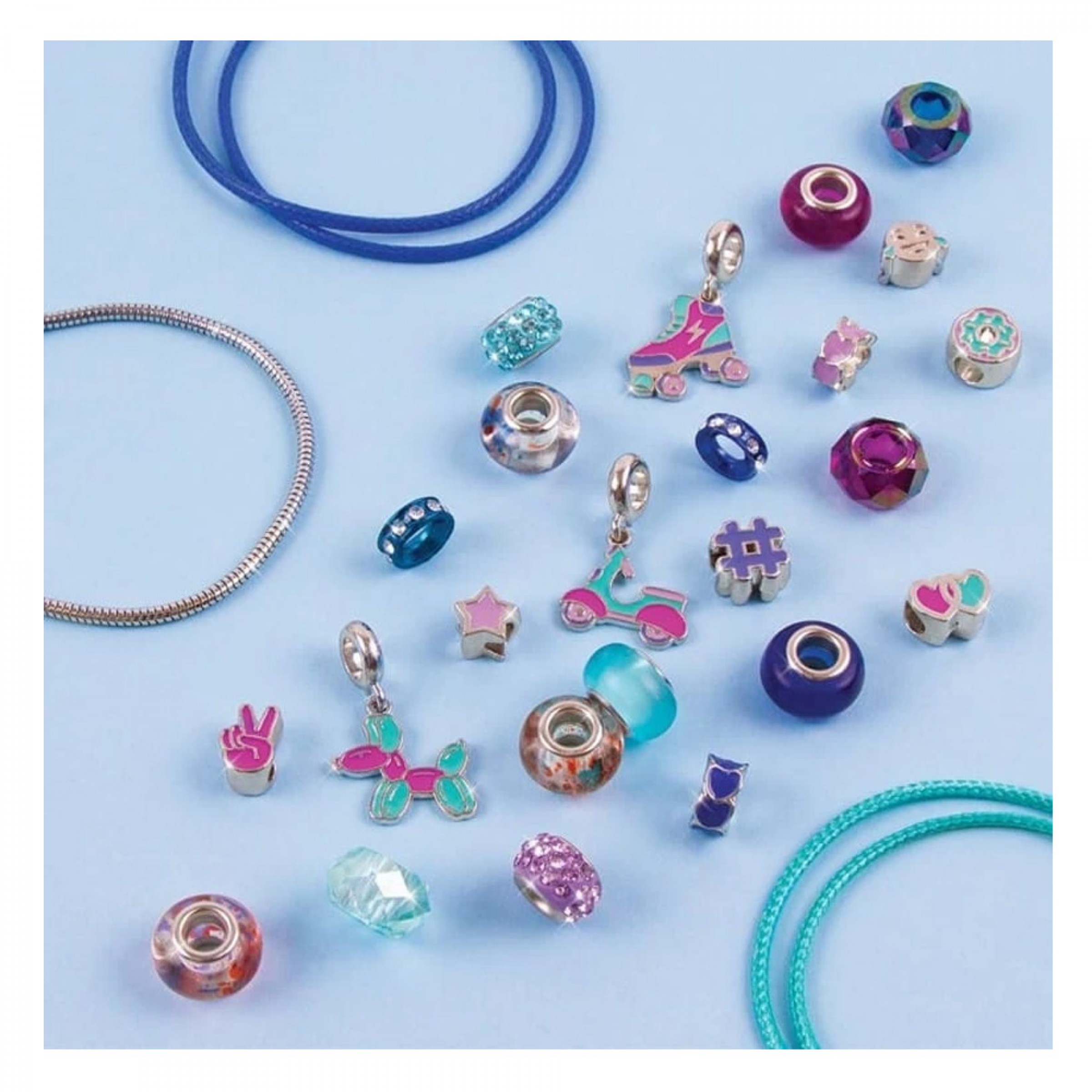 make it real-MAKE IT REAL HALO CHARMS BRACELETS TRUE BLUE 1721(1721 ...