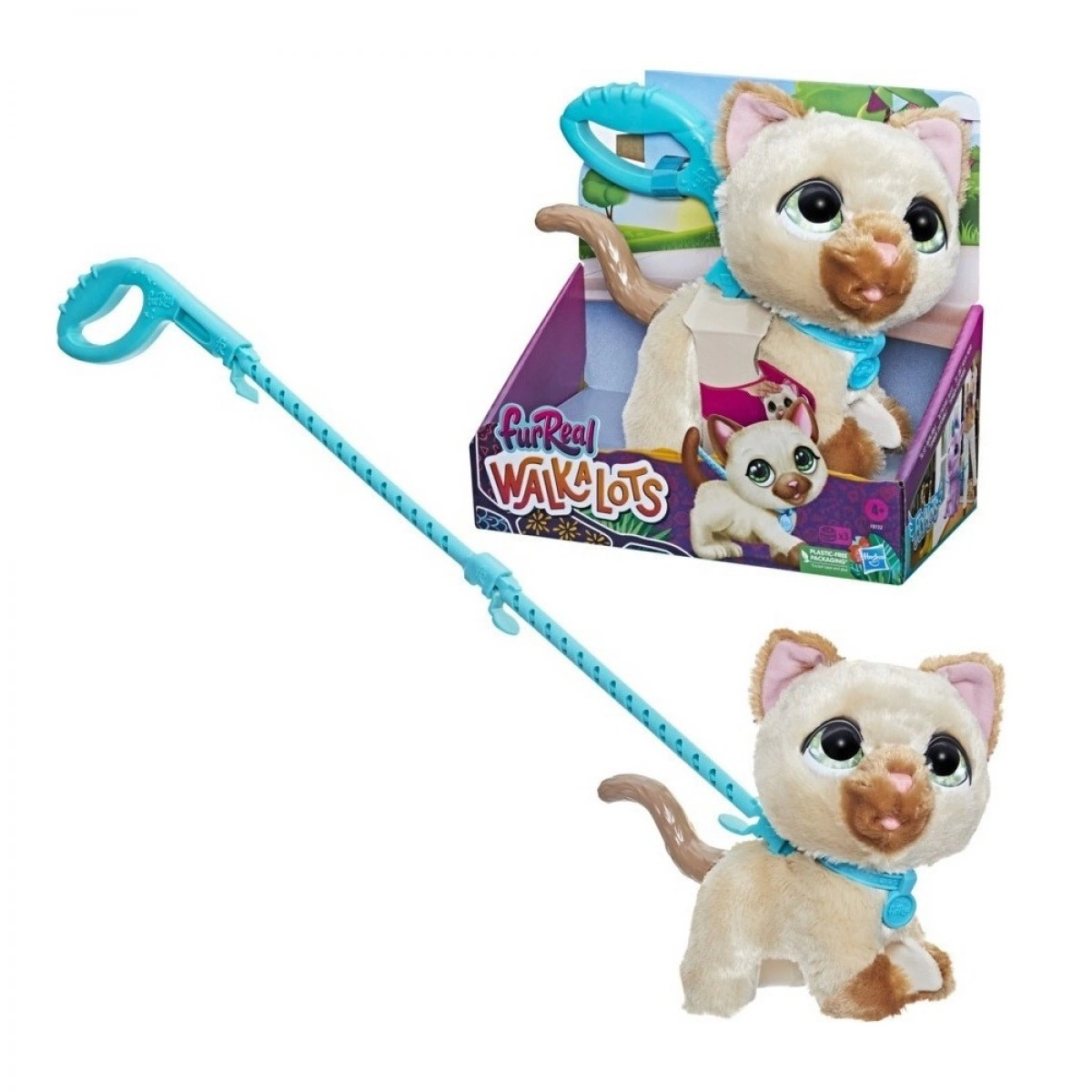 Hasbro-HASBRO FURREAL WALKALOTS BIG WAGS CAT 8132(F8132) | lampridis.gr