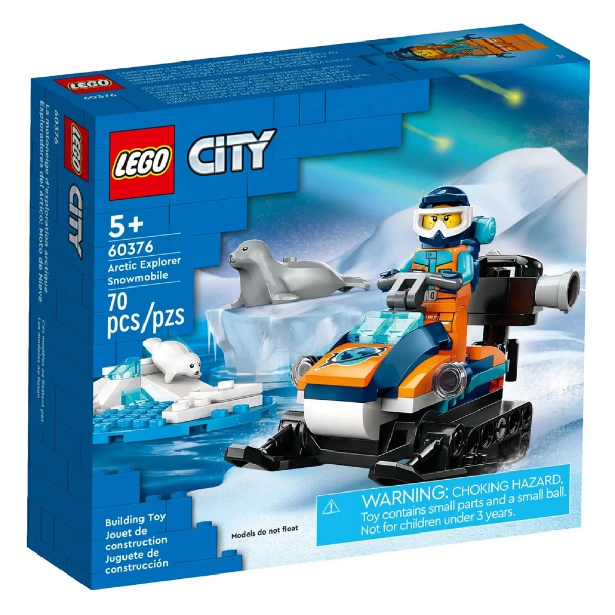 Lego-LEGO ARCTIC EXPLORER SNOWMOBILE 60376(60376) | lampridis.gr
