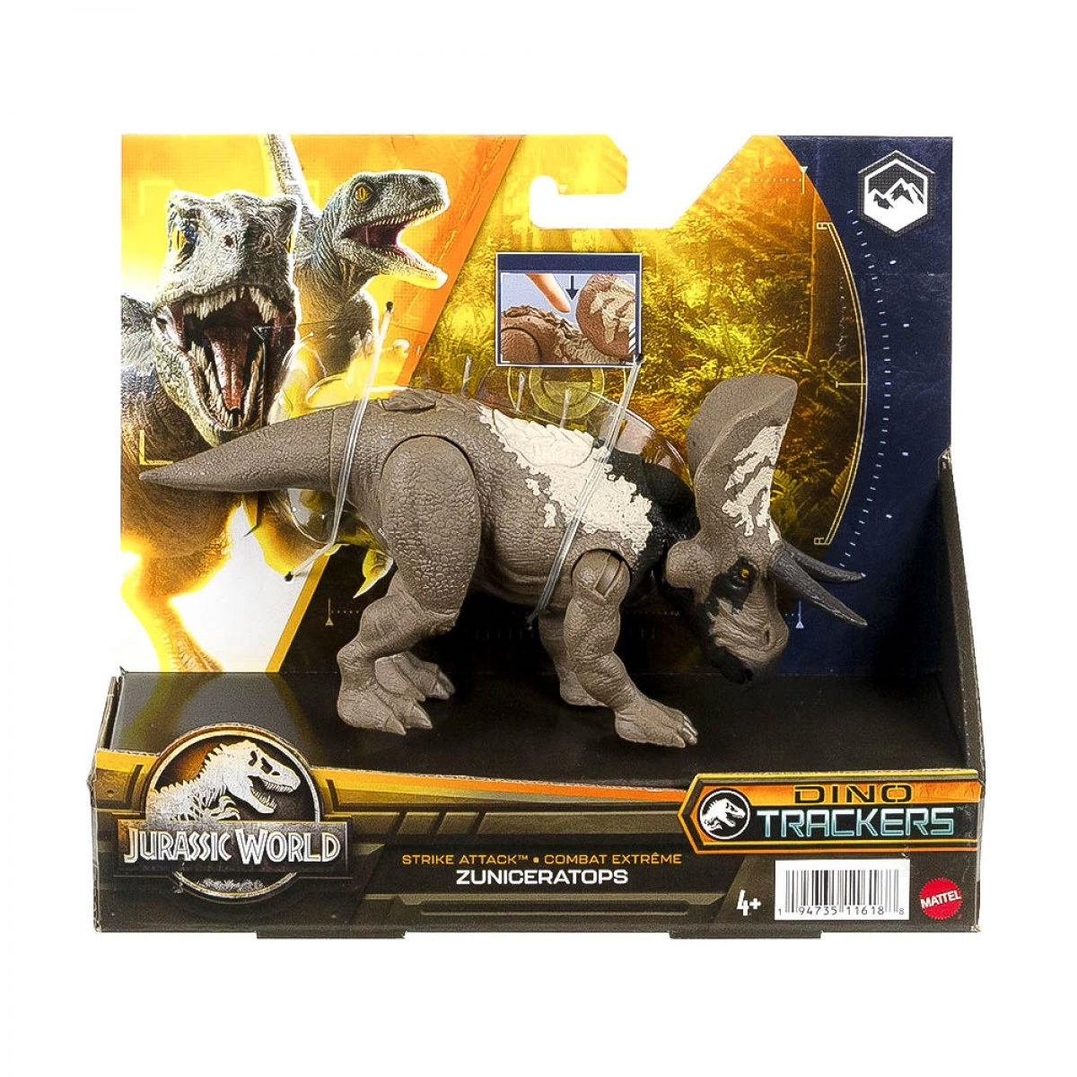 Mattel-MATTEL JURASSIC WORD ZUNICERATOPS HLN63/HLN66(HLN63/HLN66 ...