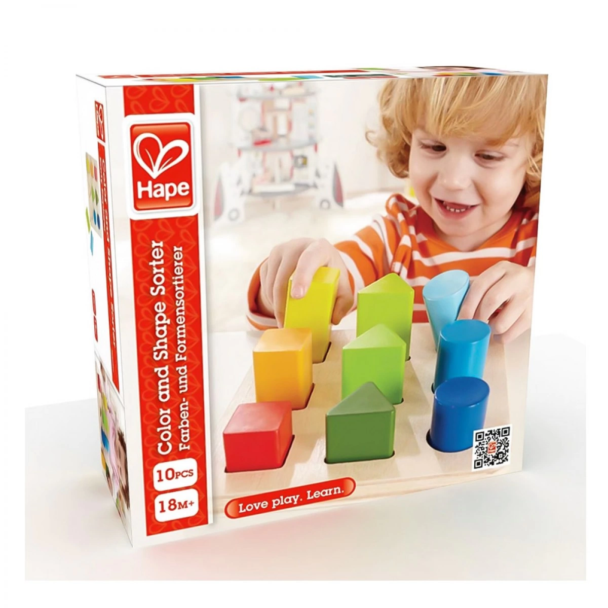 Hape-HAPE HAPE EARLY EXPLORER WOOD COLOR & SHAPE E0426(E0426 ...